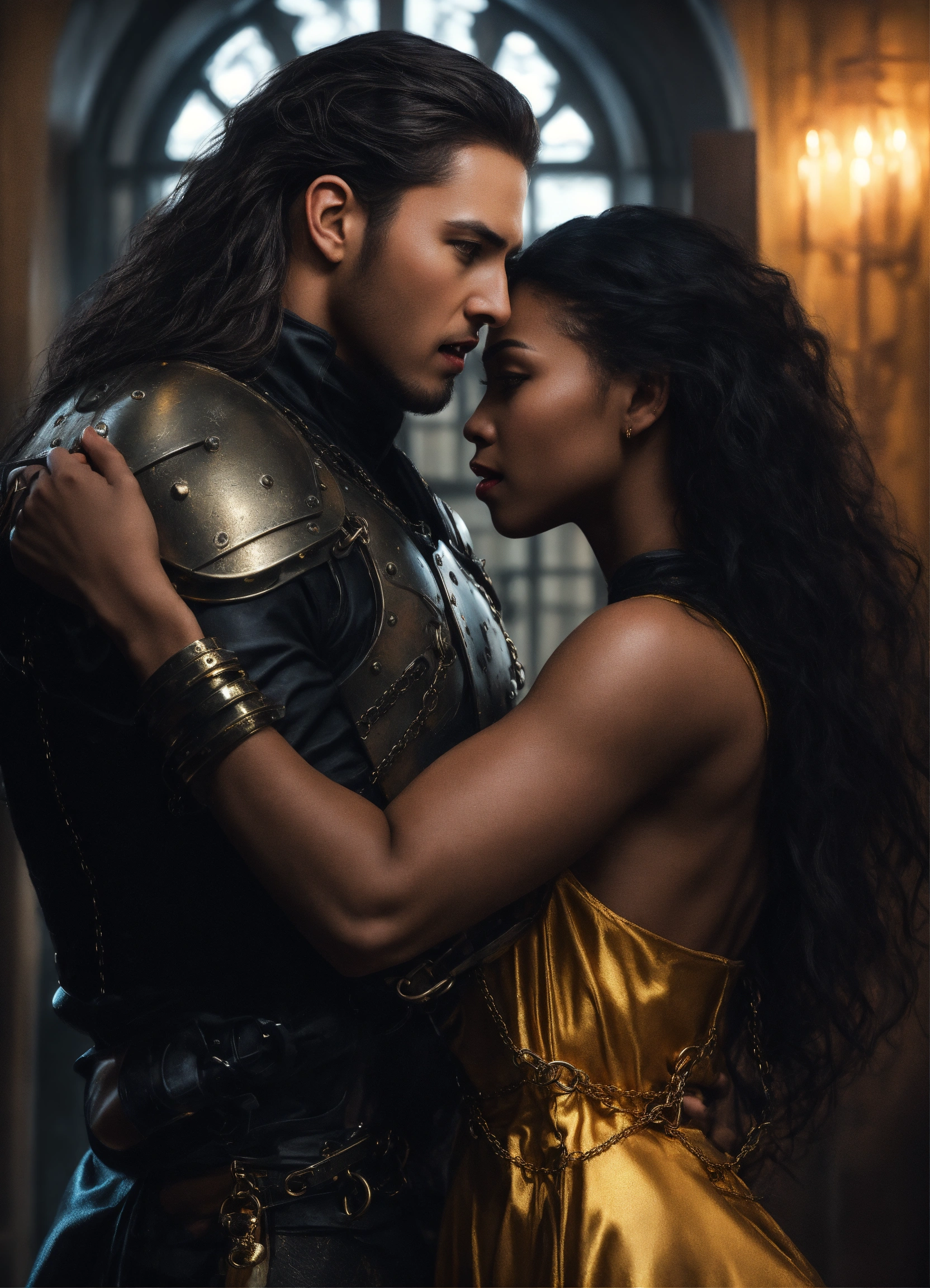 Lexica - A short hair big strong muscular male vampire, male vampire ...