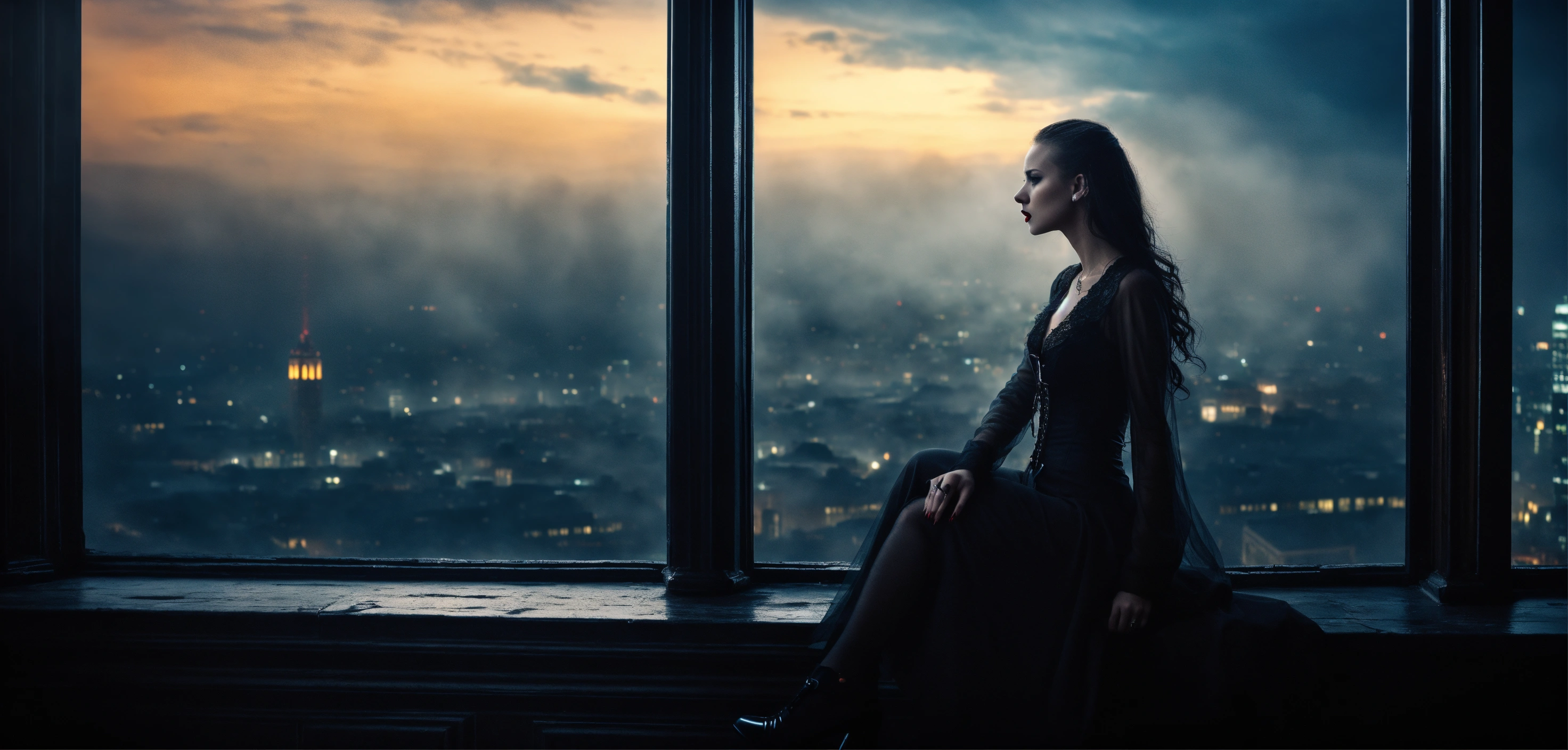 Lexica - Cinematic look, vampire underworld movie style, dark gothic ...