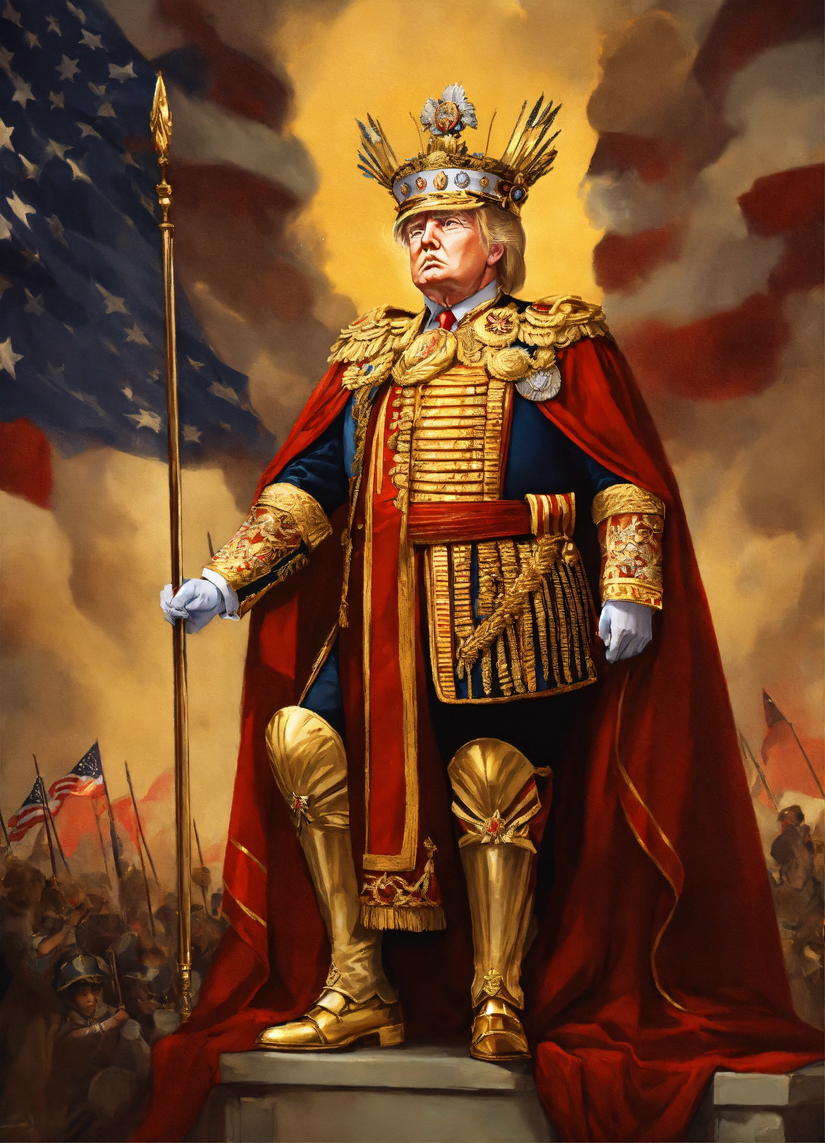 Lexica - Donald Trump as Emperor of the USA