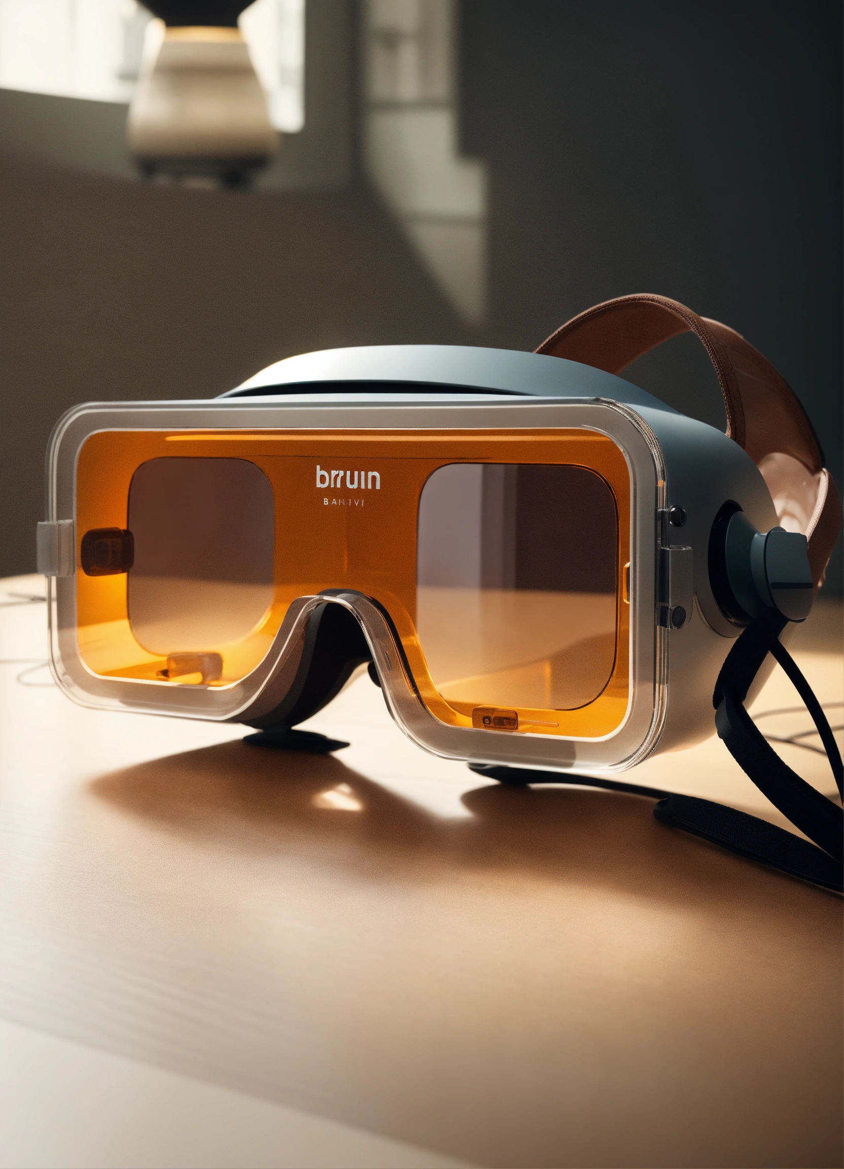 Lexica - A stunning, minimalist, thin, translucent glass VR headset ...