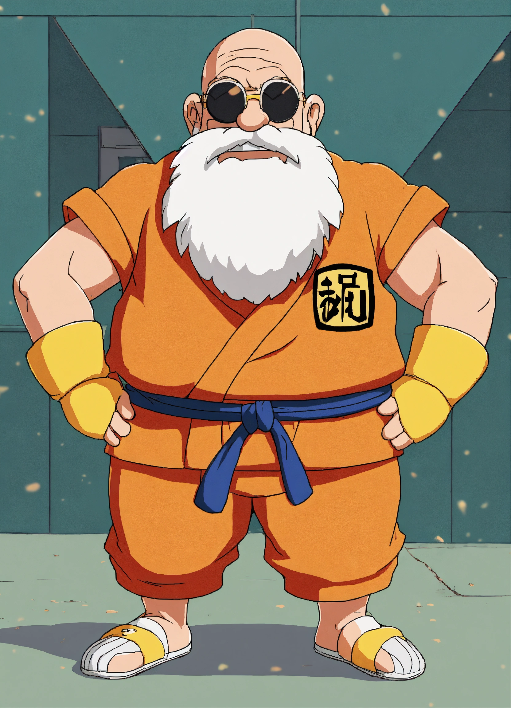 Lexica - Dbz master roshi as a simpson show character