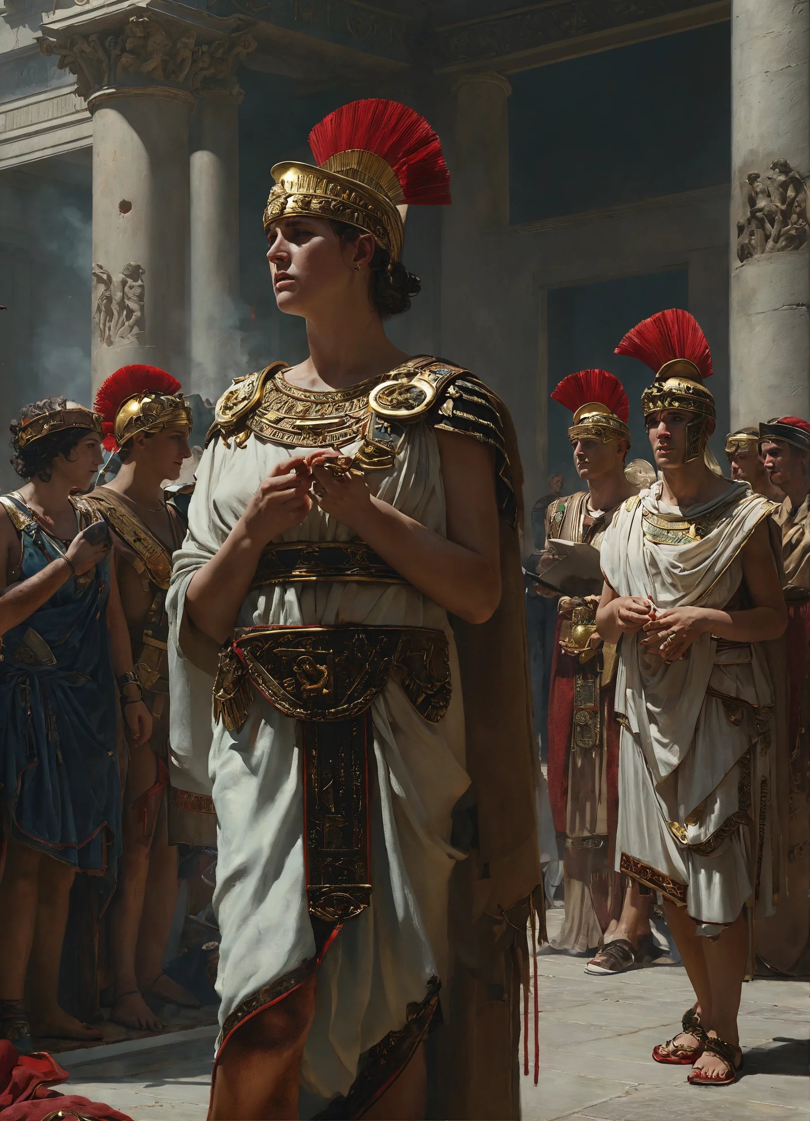 Lexica - Artistic rendering of ancient Roman society, with hierodules ...
