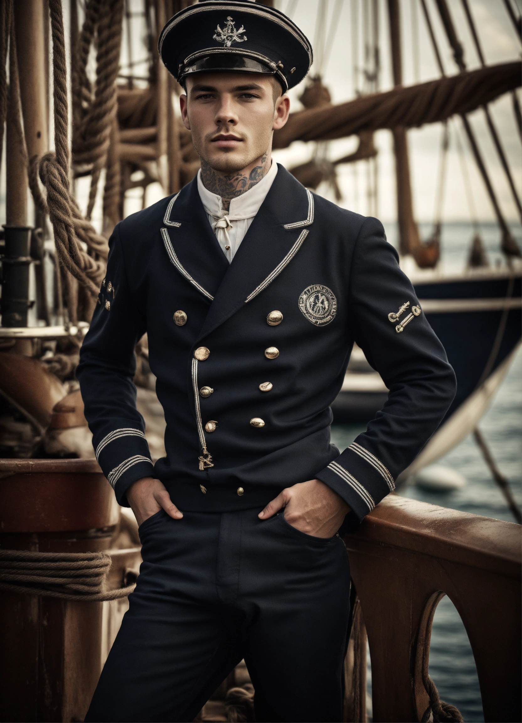 Lexica - Photorealistic, blackandwhite, young male, art, artdeco ...