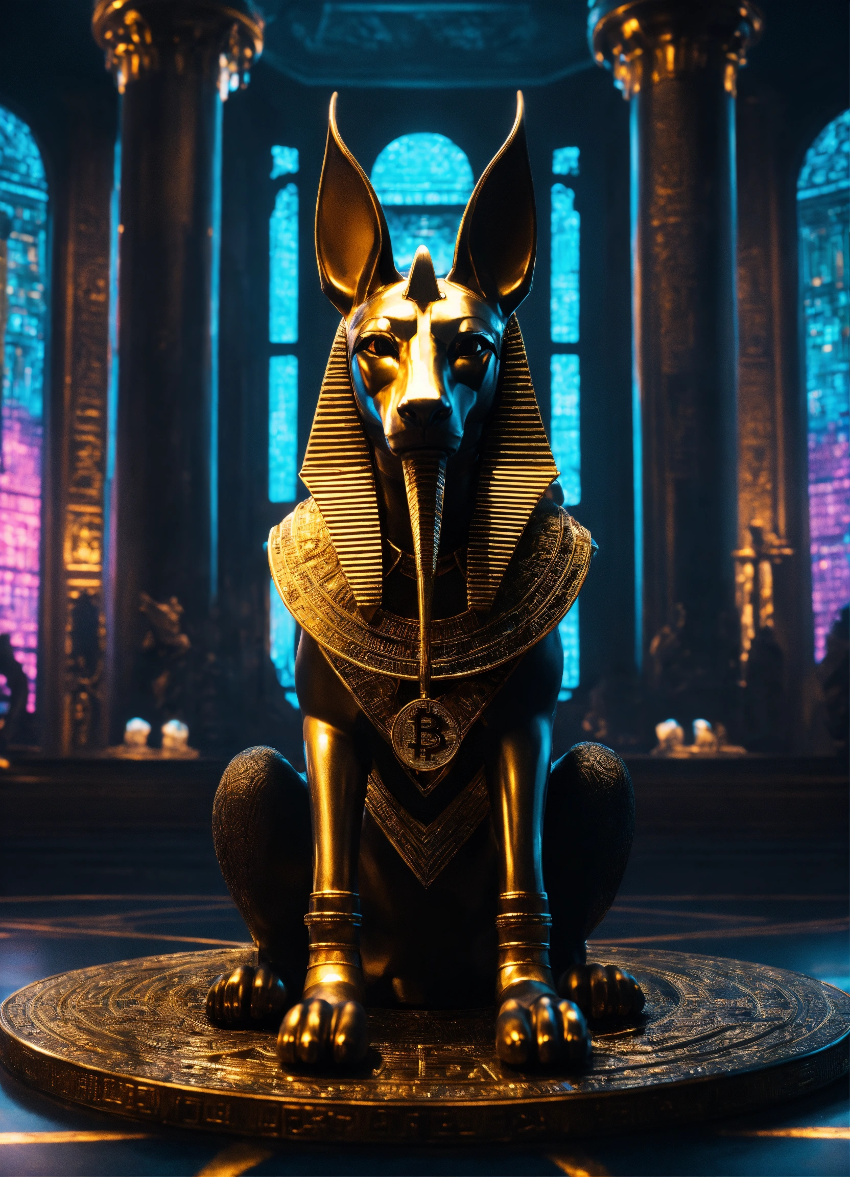 Lexica - Anubis, intricate, sharp focus, fantasy, cinematic lighting ...