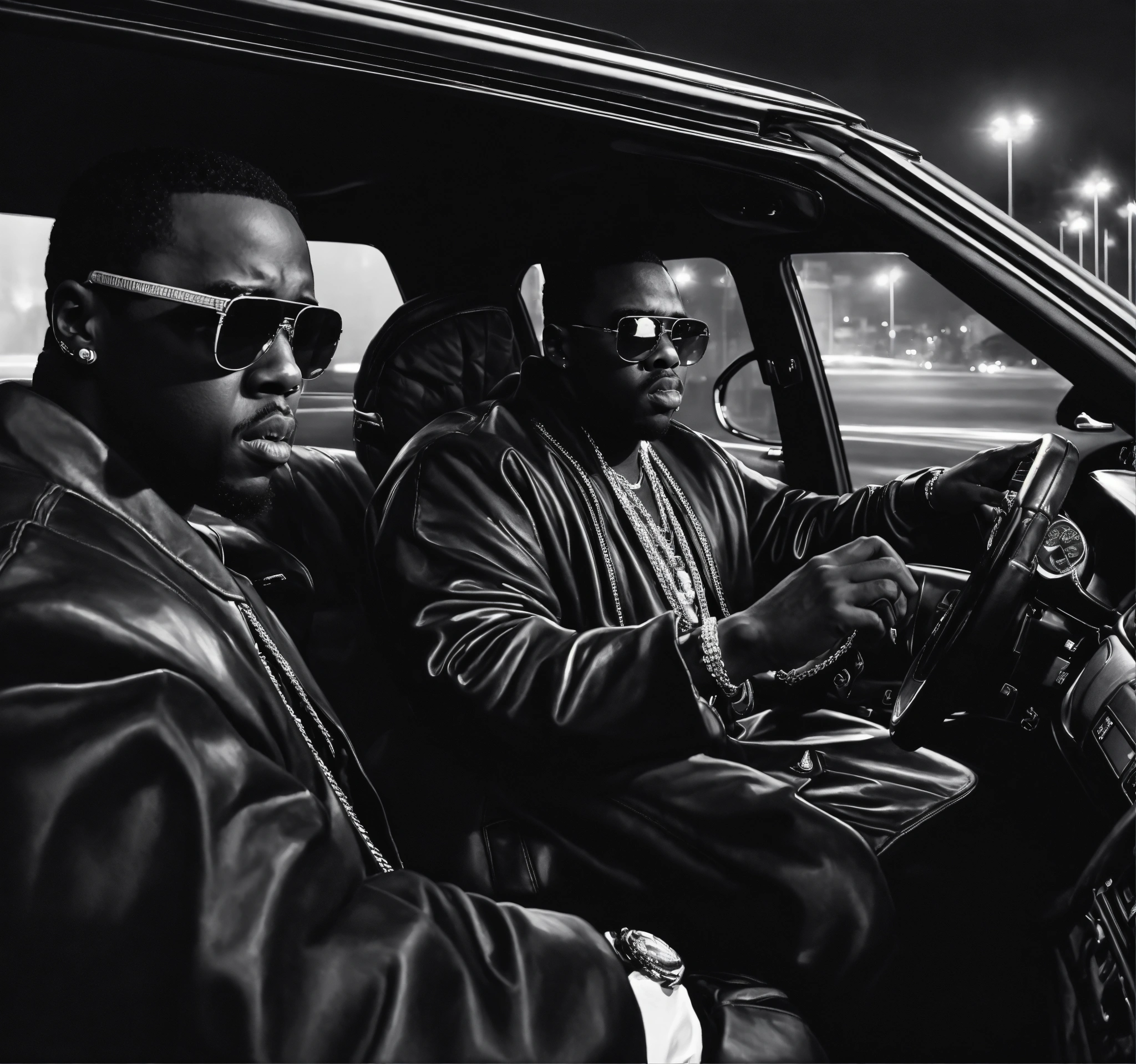 Lexica - Interior view Pop art, hyperrealist portrait of black rapper ...