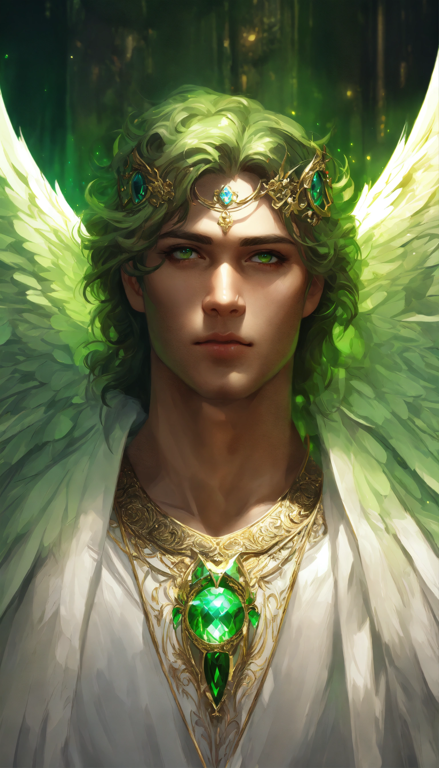 Lexica - Male angel, wings, intricate, headshot, highly detailed ...