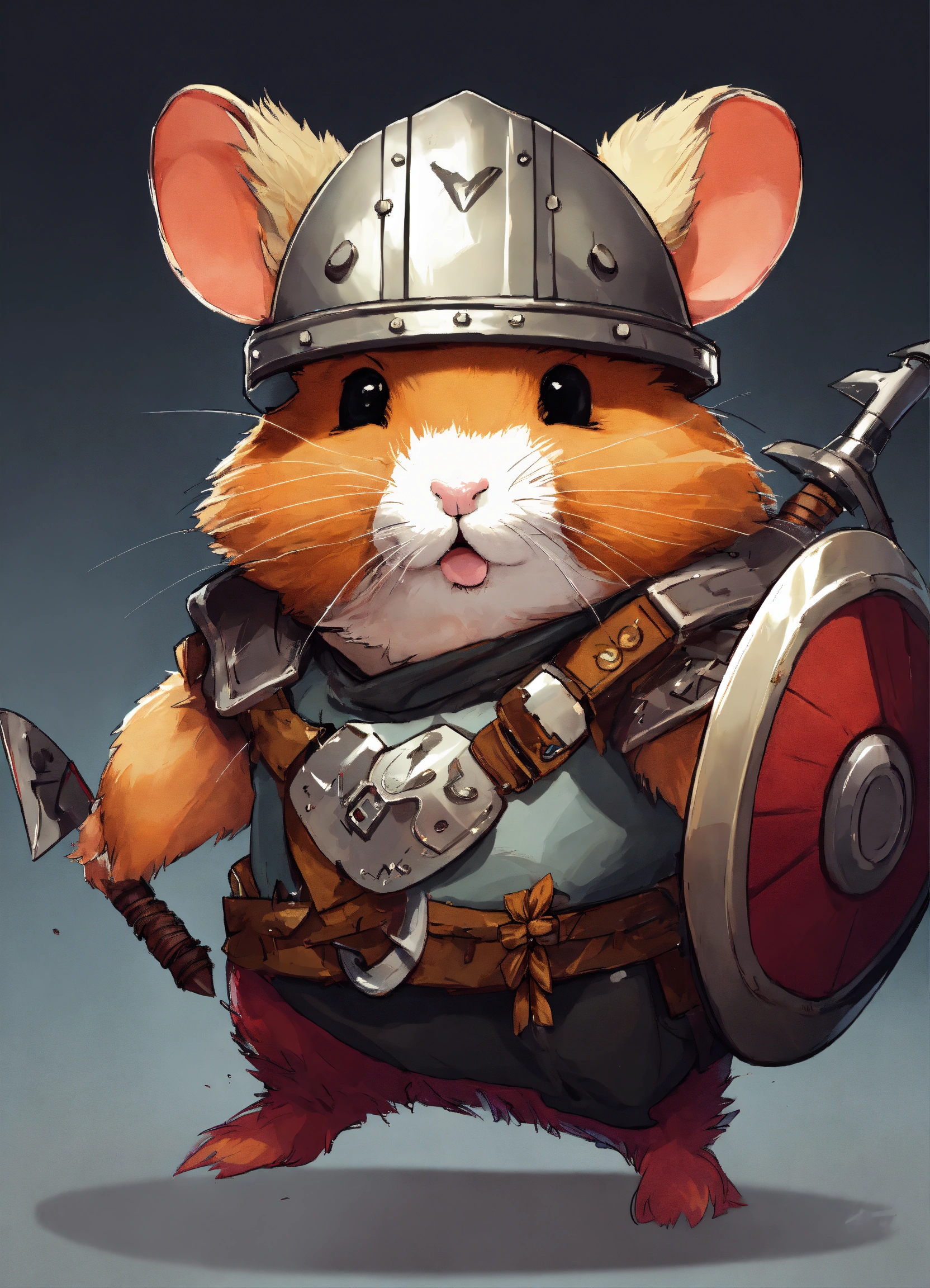 Lexica - Heavy metal music, square head hamster, viking, game character