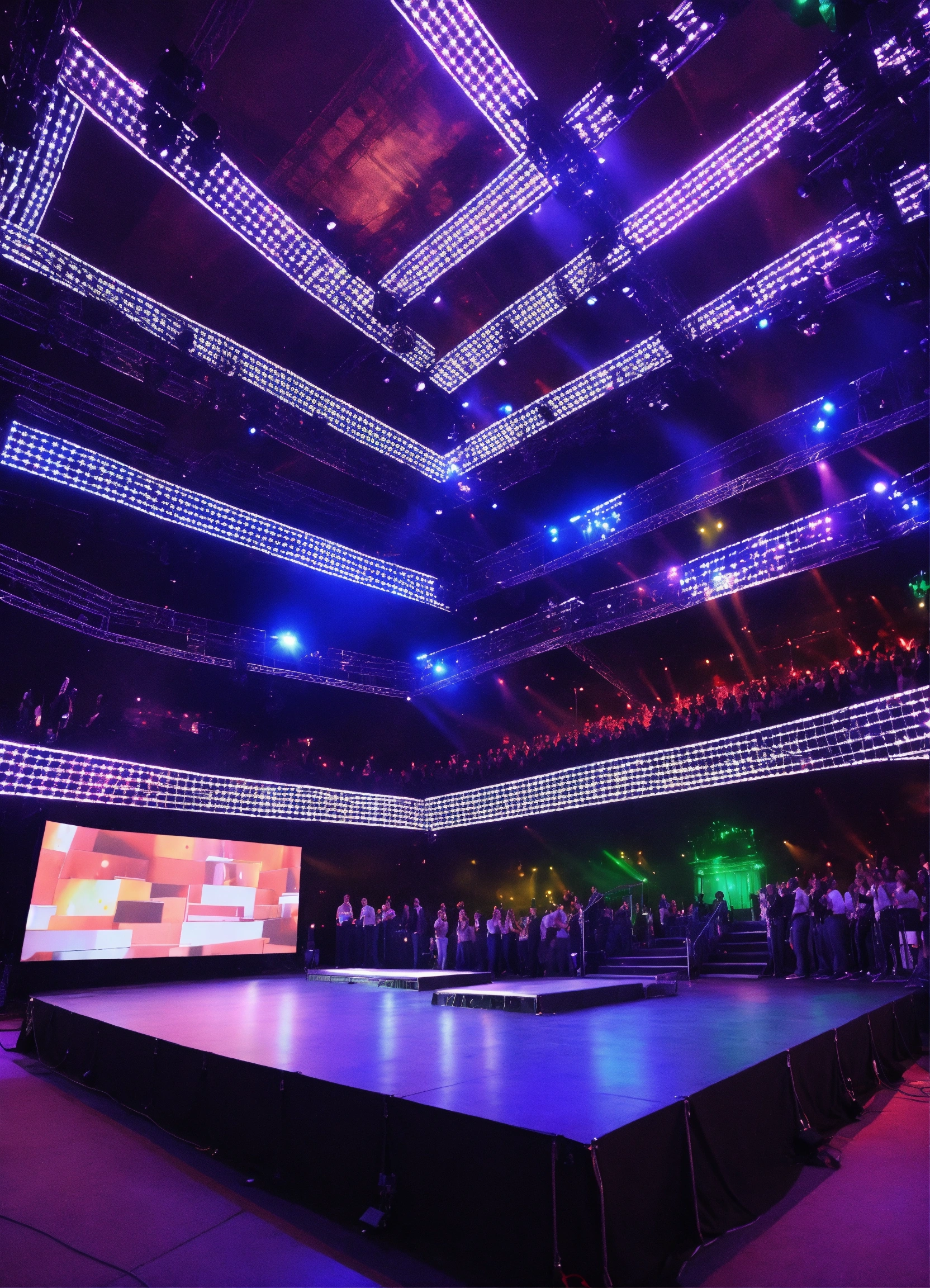 Lexica - Design a medium size outdoor stage for an awards ceremony ...