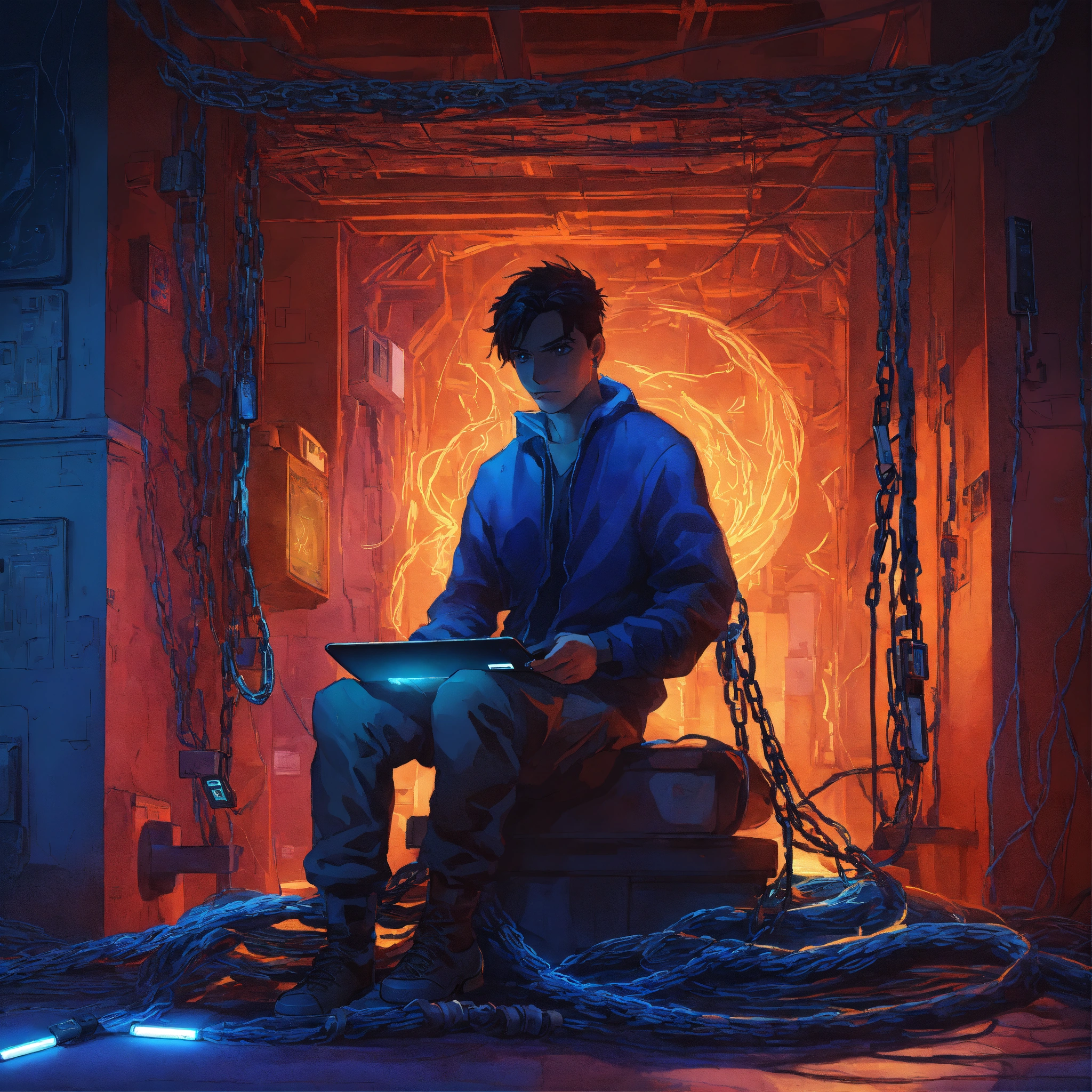 Lexica - Depict a scene in a stylized, cartoon dystopia where a ...