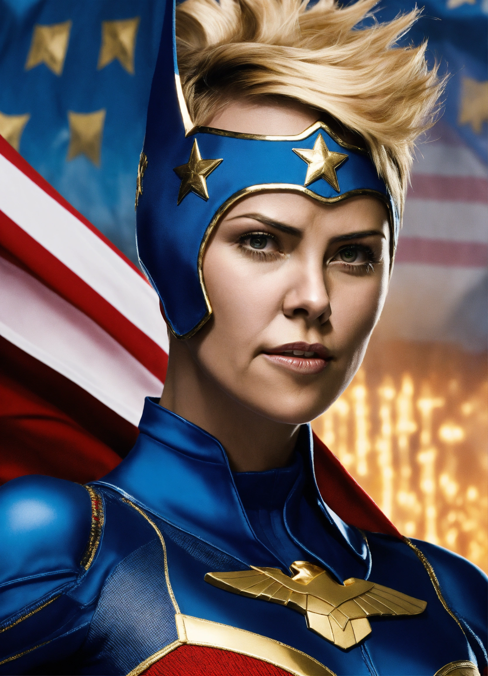 Lexica - Charlize Theron in the role of Homelander from the boys. She ...