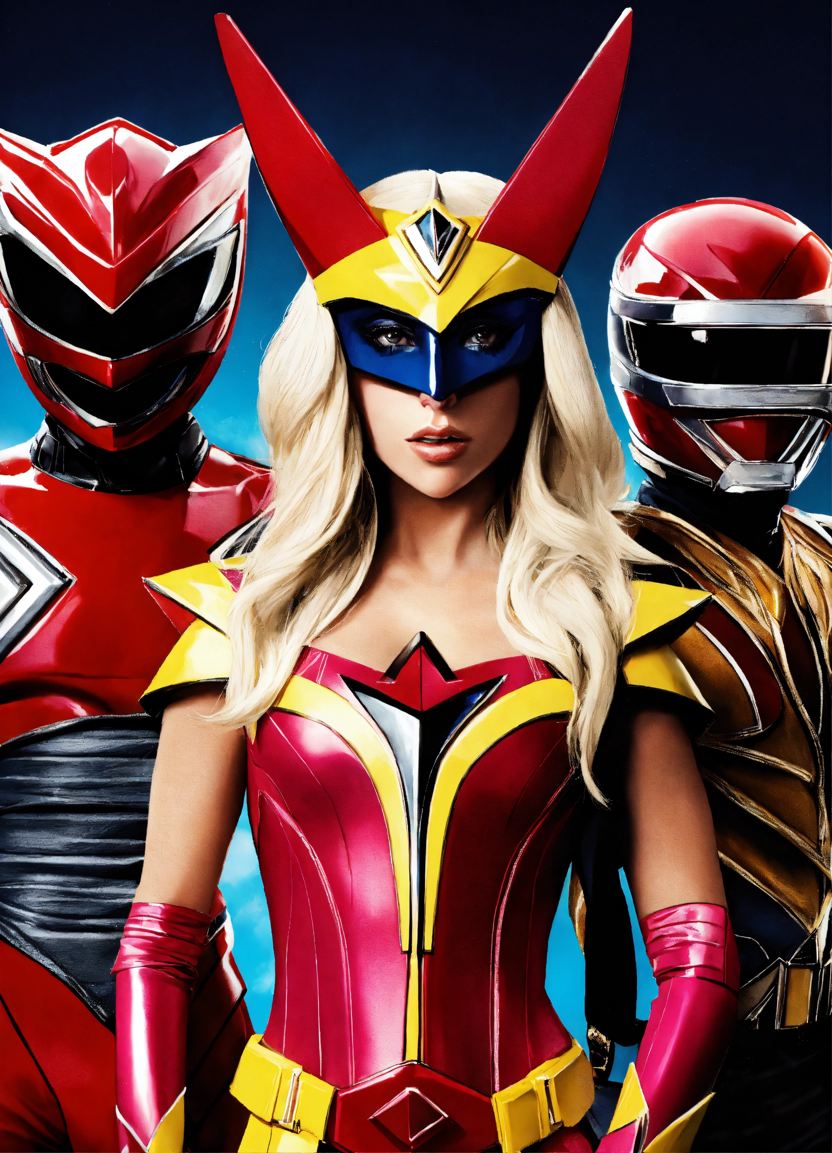 Lexica - Lady Gaga as Power Rangers