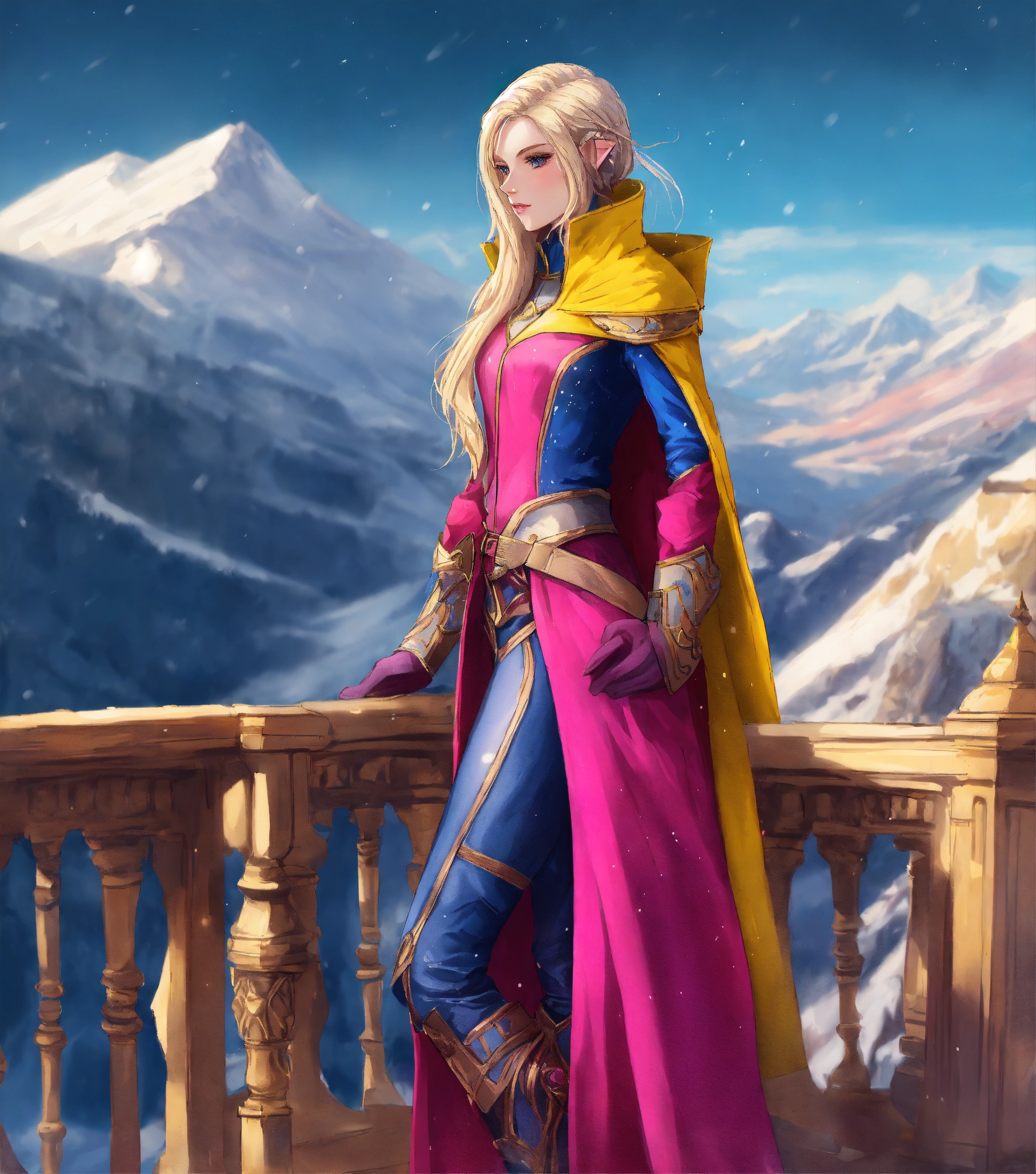 Lexica - Full body drawing of a sci fi high elf, royalty, futuristic ...