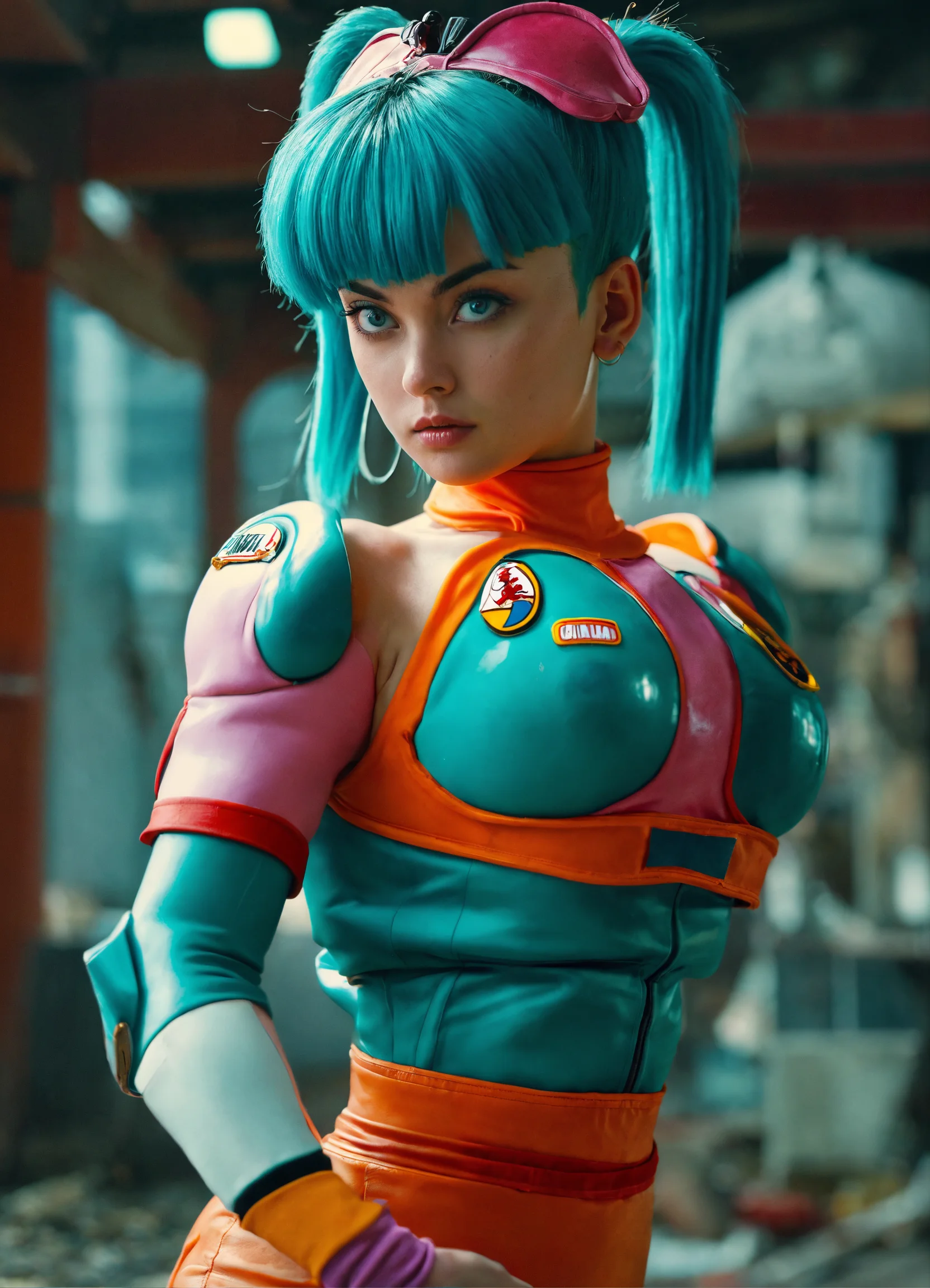 Lexica - FULL BODY!!! REAL WOMAN BULMA!!! LIVE ACTION! of dragon ball ...