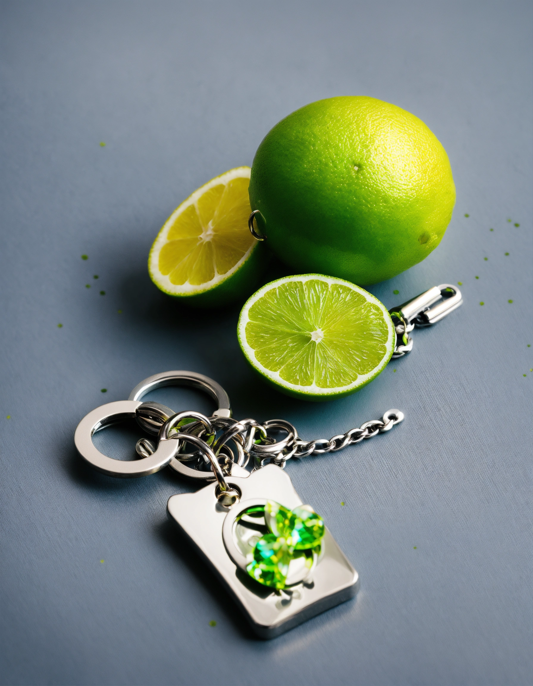 Lexica - Suspended in the air! modern metal keychain! icon charms. fashion charms. c-clips ...