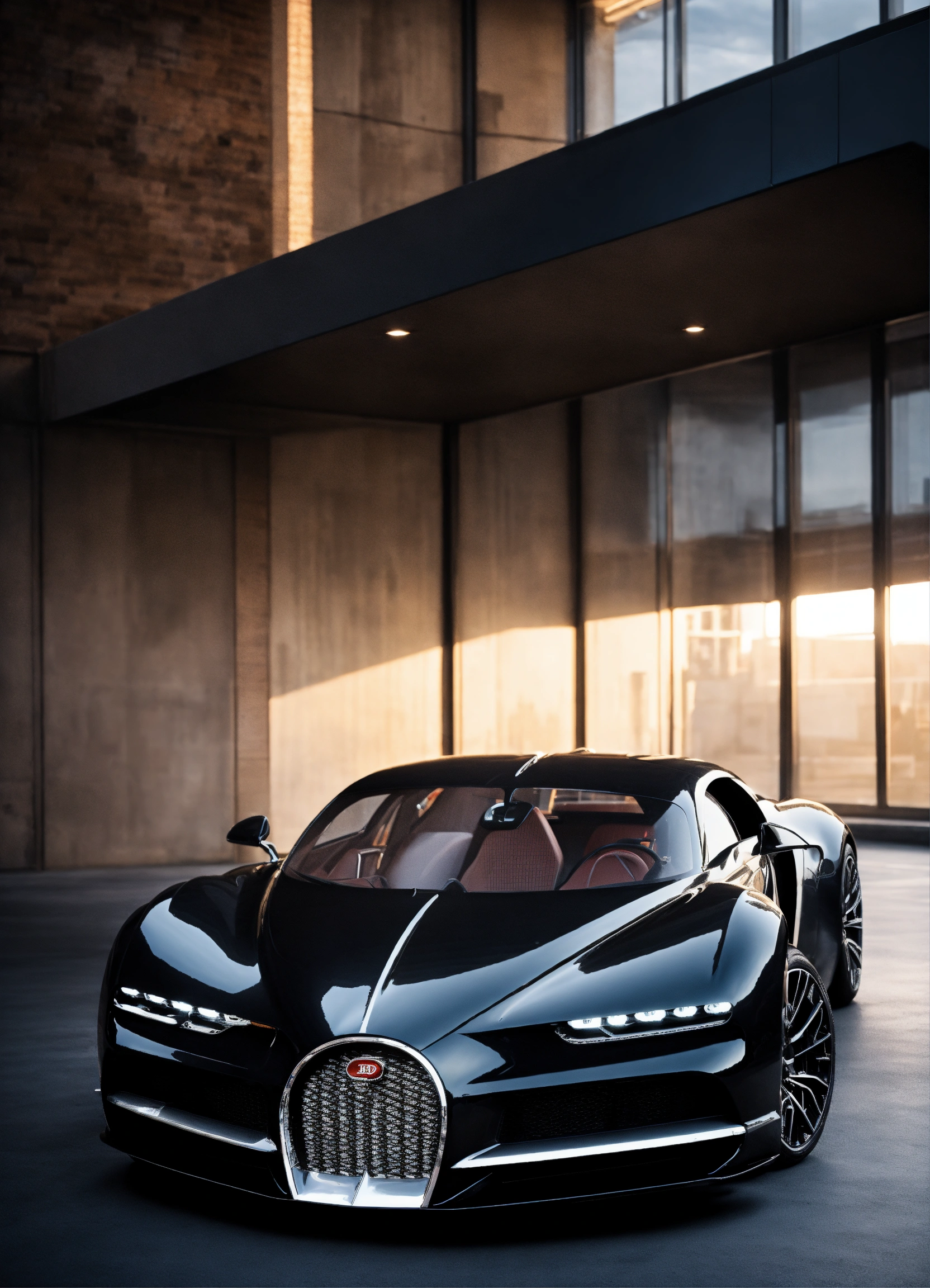 Lexica - Bugatti La Voiture Noire BATMAN inspired, 8K