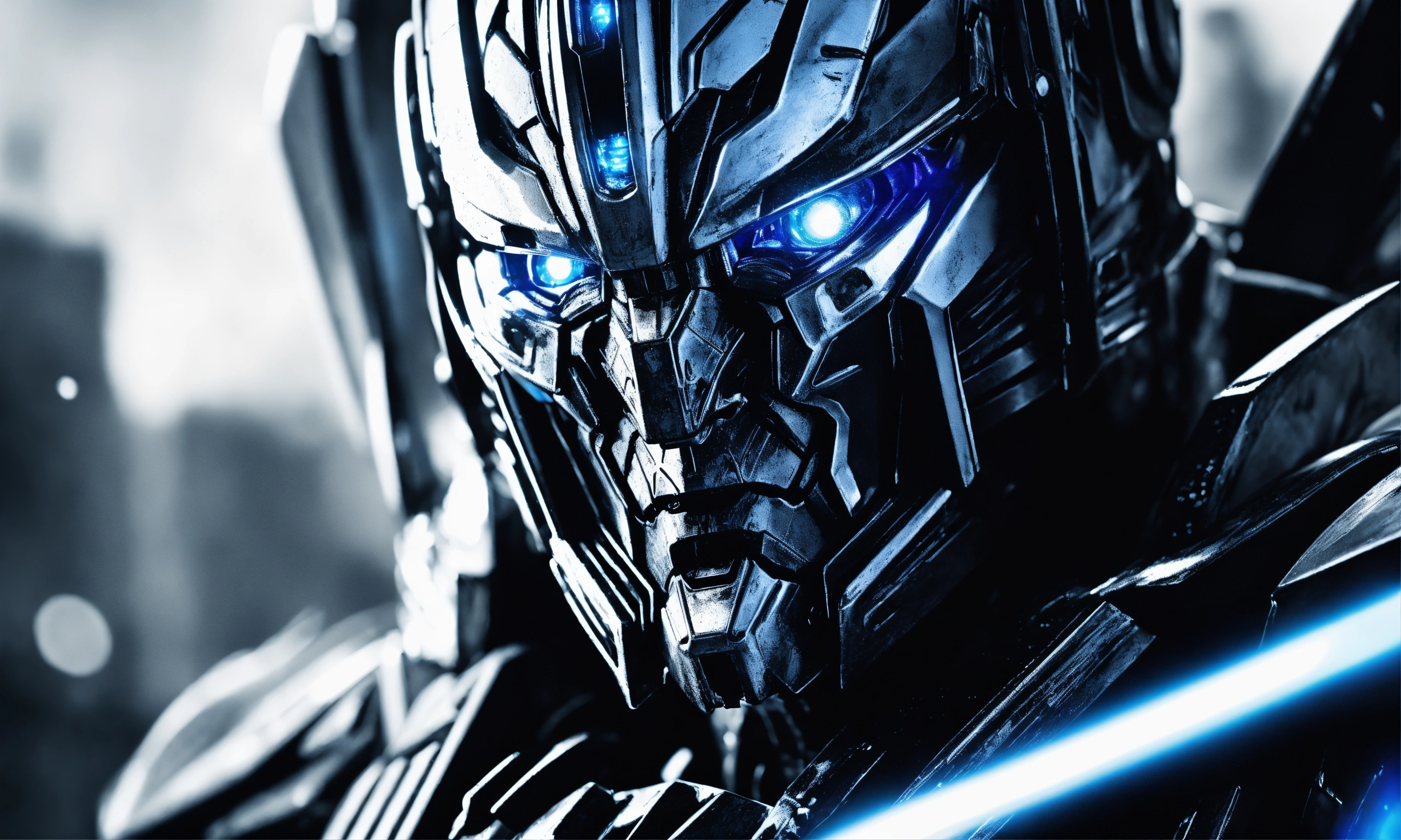 Lexica - Black and white illustration of transformer character fighting ...