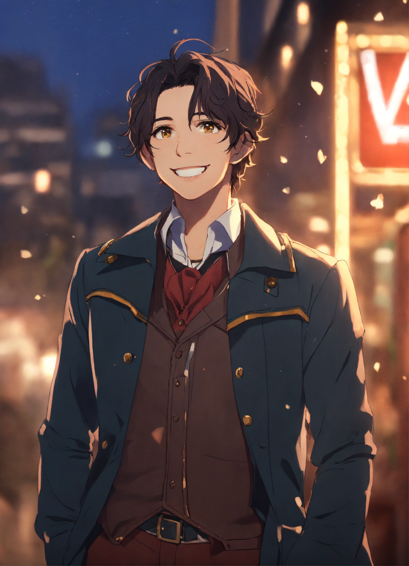 Lexica - Smiling happy victor cinematic