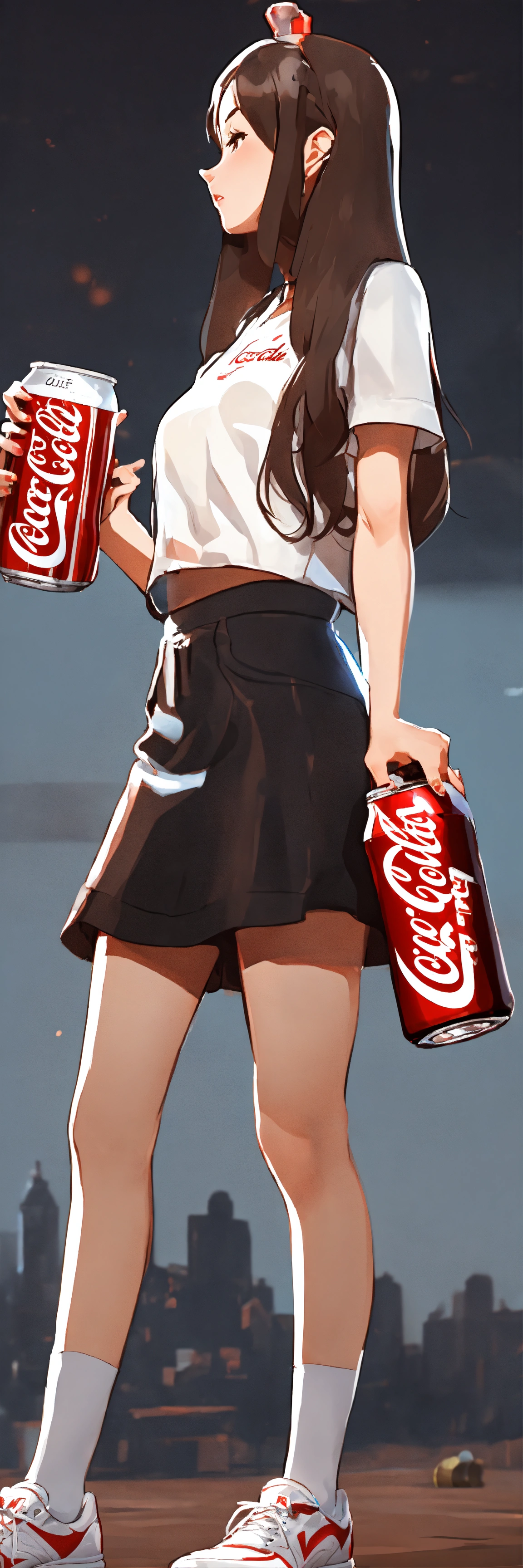Lexica - Woman drinking coca cola zero cartoon 3d anime style blurry ...