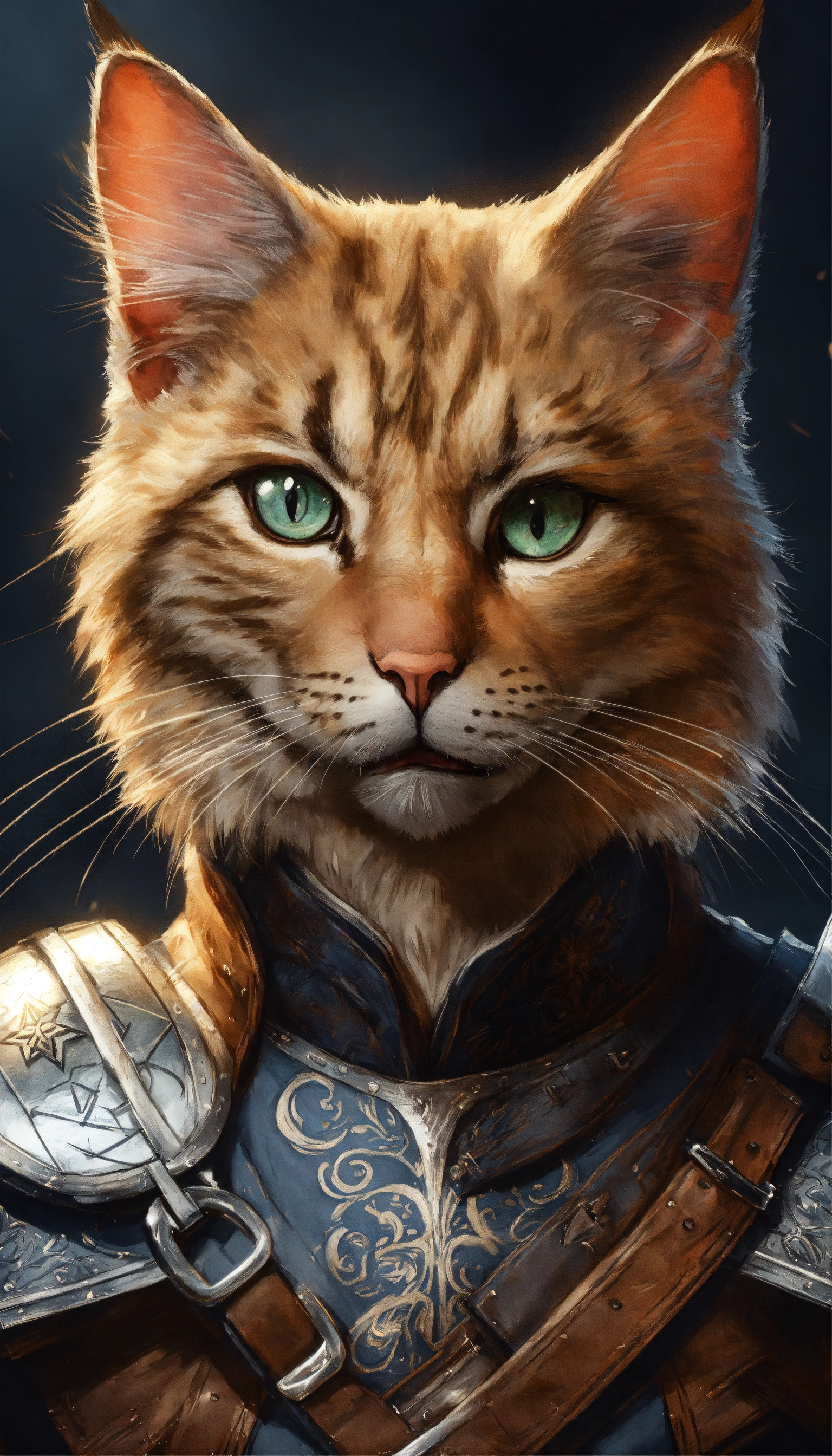 Lexica - Anthropomorphic cat as a Geralt of Rivia, drawn by pencil and ...