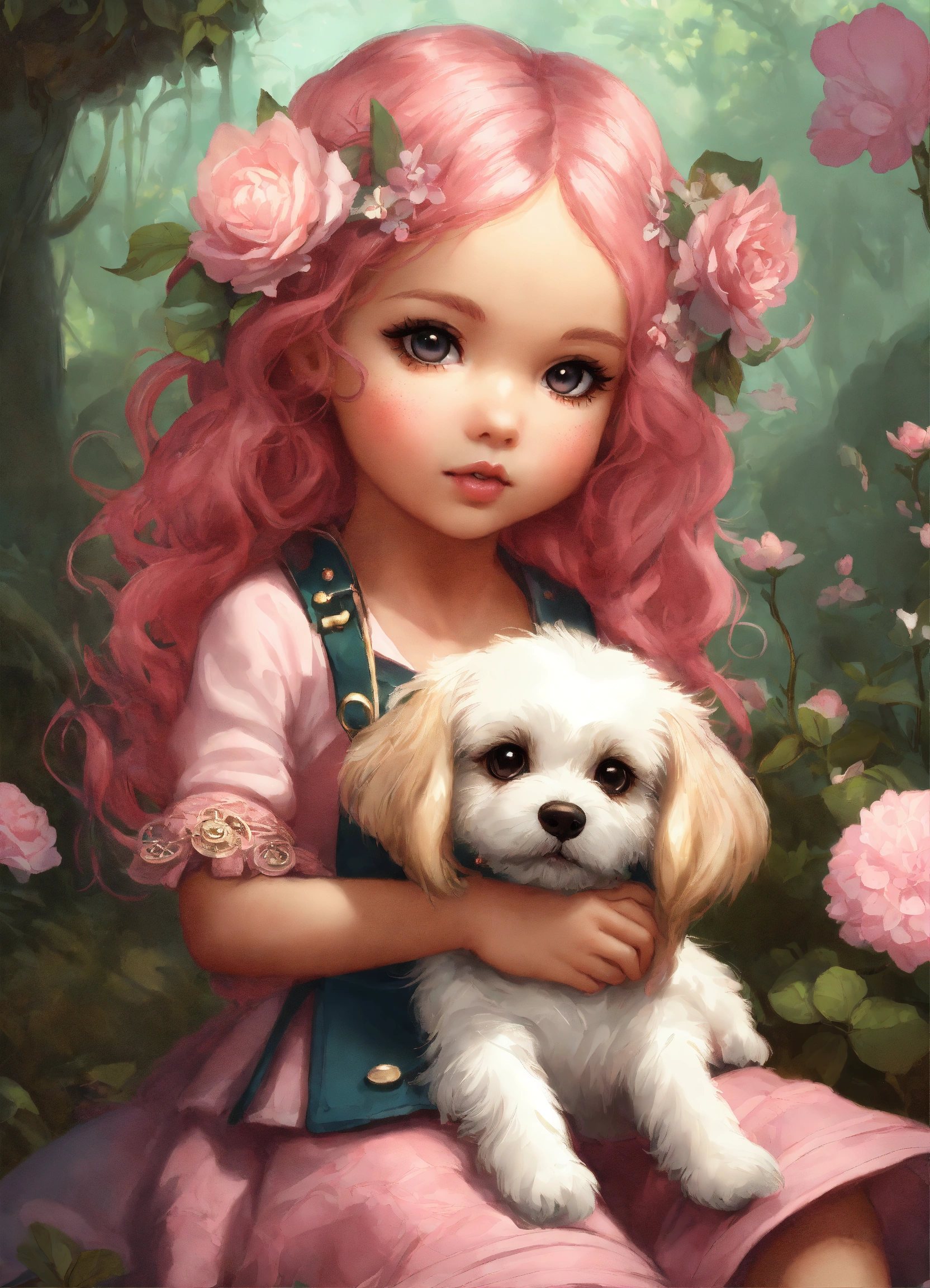 Lexica - Full body of a sweetness Baby chibi steampunk girl Girl ...