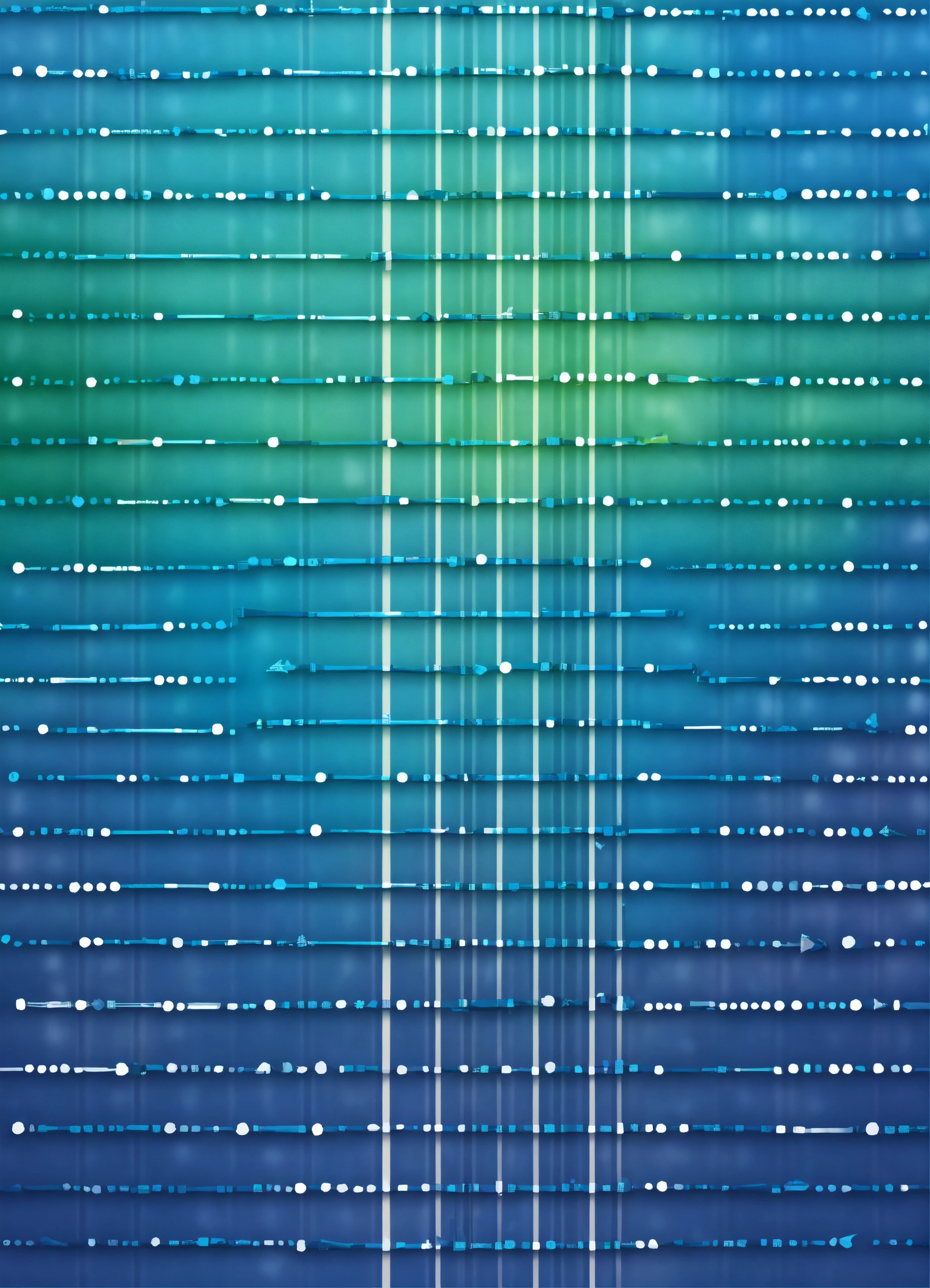 Lexica - Single Arrow icon, with a braille-inspired pattern overlay, colors blue, white, light ...