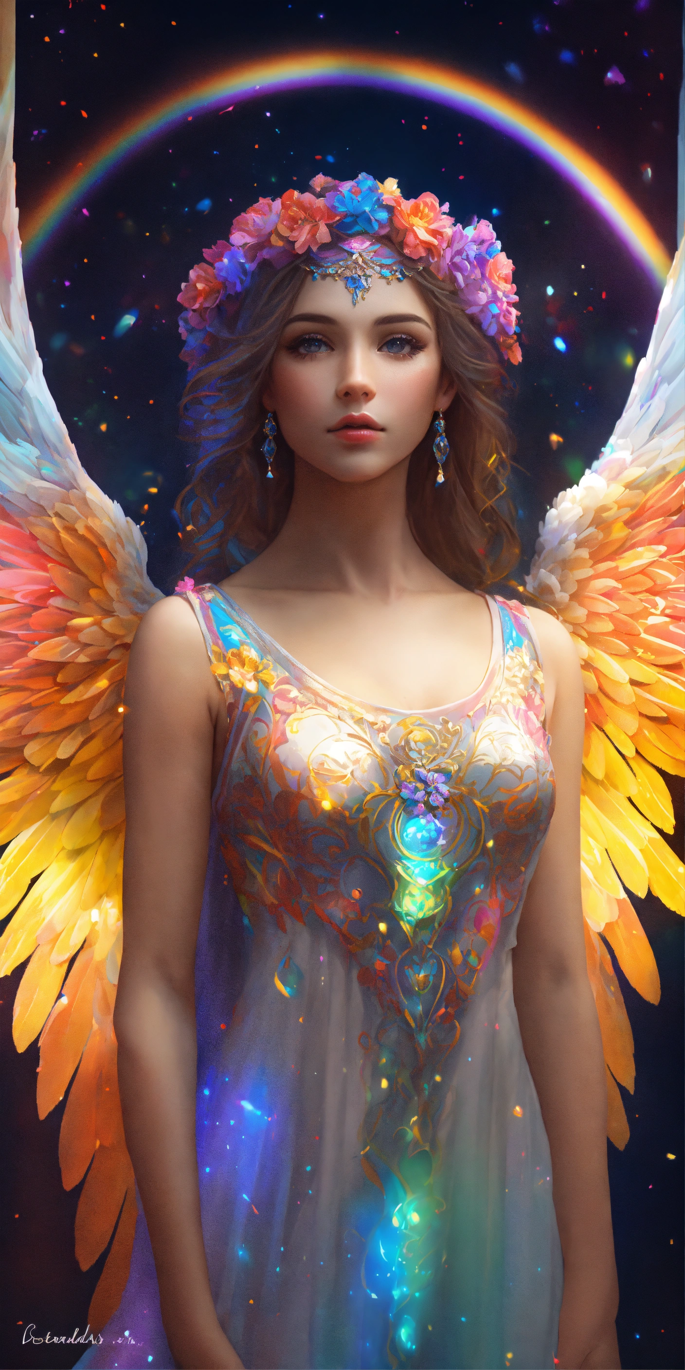Lexica - Ilustracion cinematográfica, ilustración holografica, Angel ...