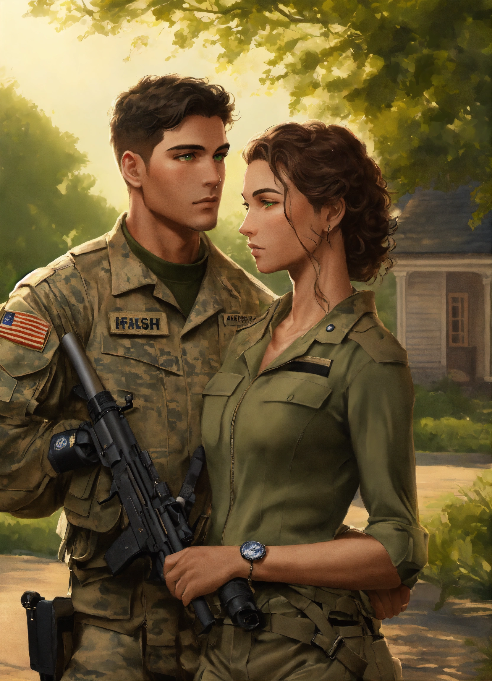 Lexica - A U.S. Army Soldier that's about 6 foot 2 inches, has green ...