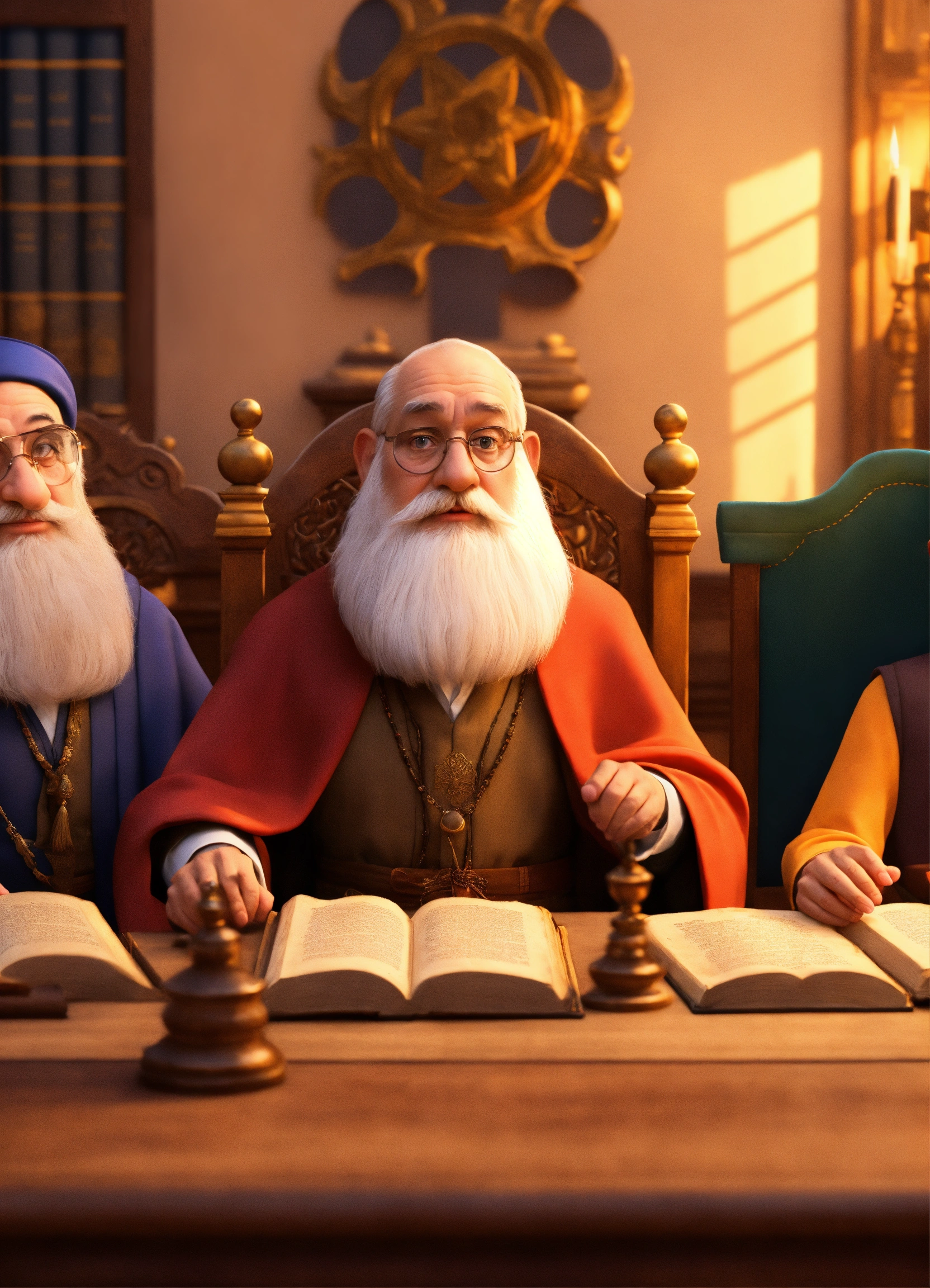 Lexica - Three Jews from a Jewish town from the Middle Ages, righteous ...