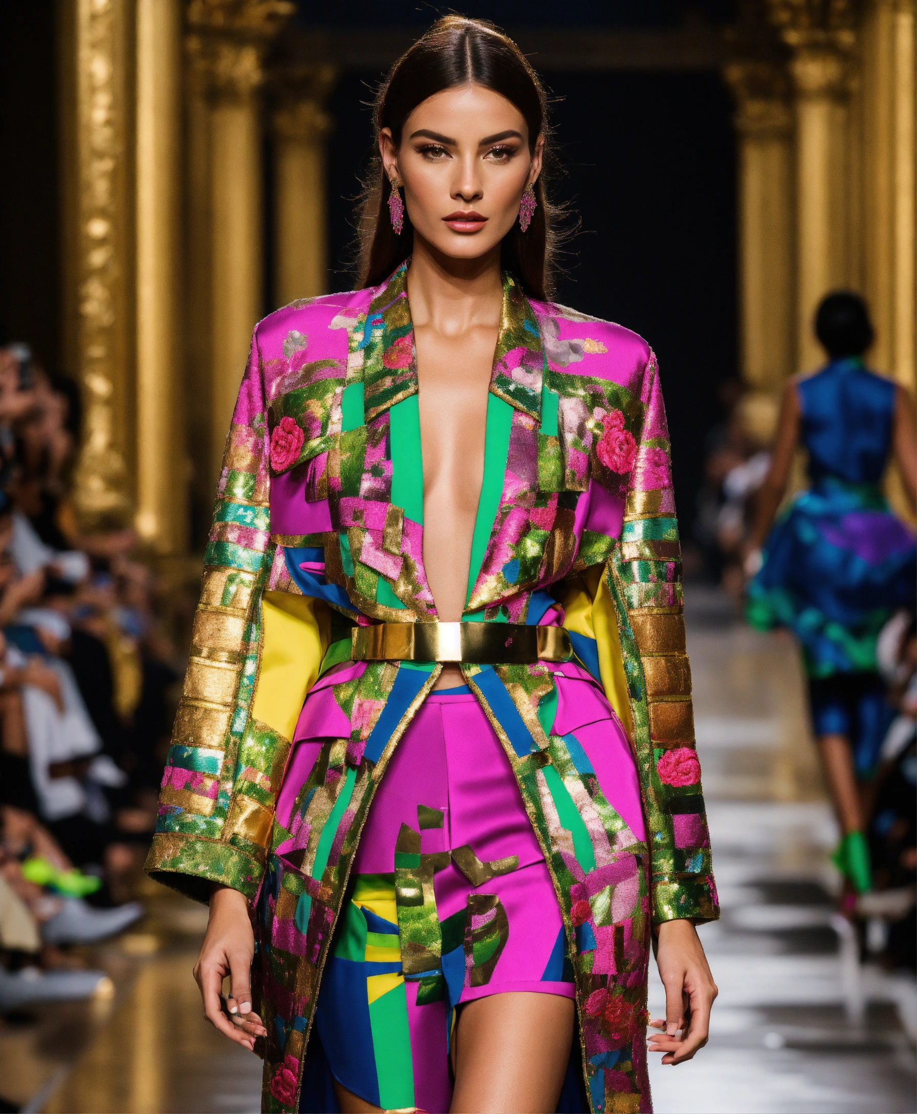 Lexica - Ultra realistic full body photo of a fierce Italian model ...