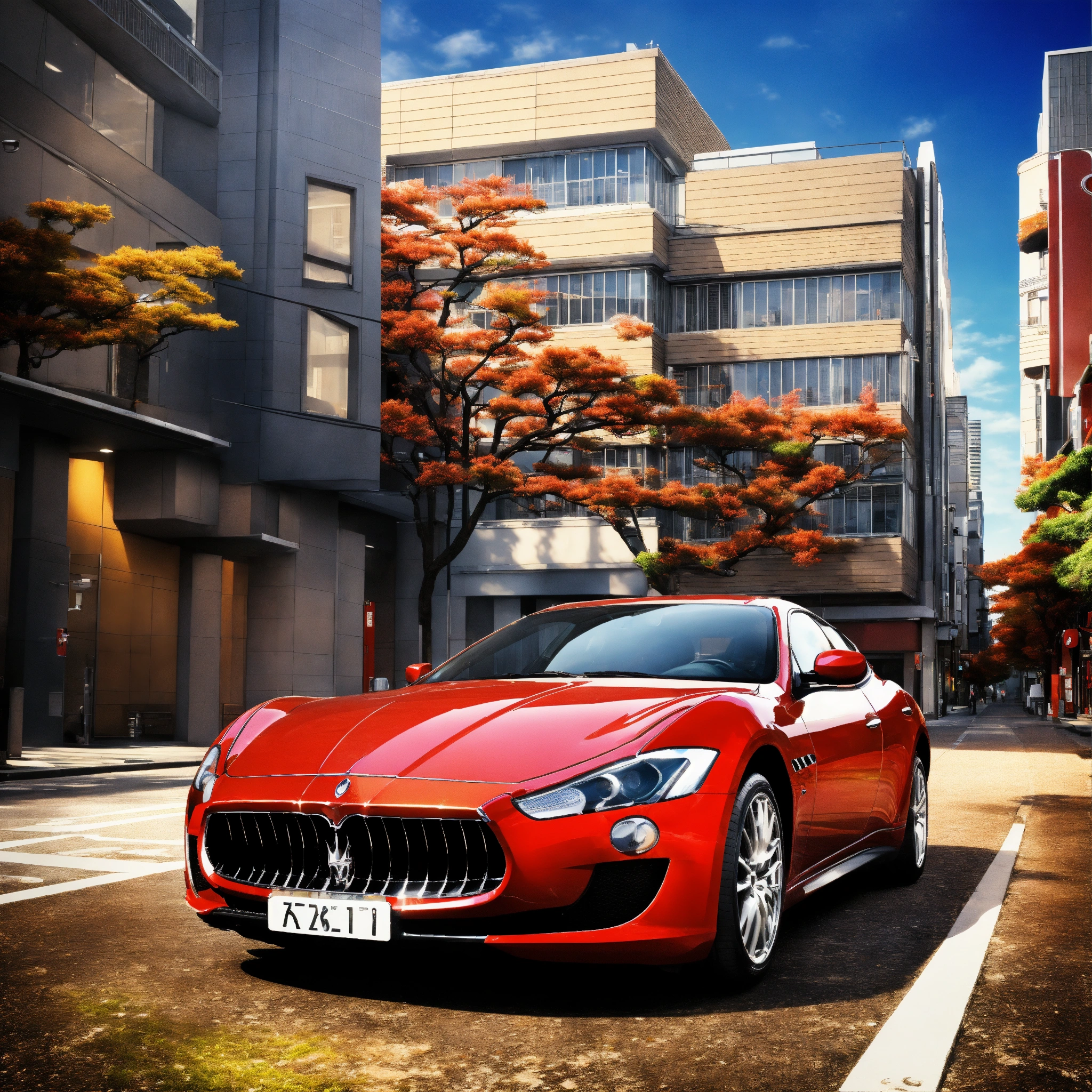 Lexica - Album artwork, 3d, full hd, 4d , maserati , street, building ...