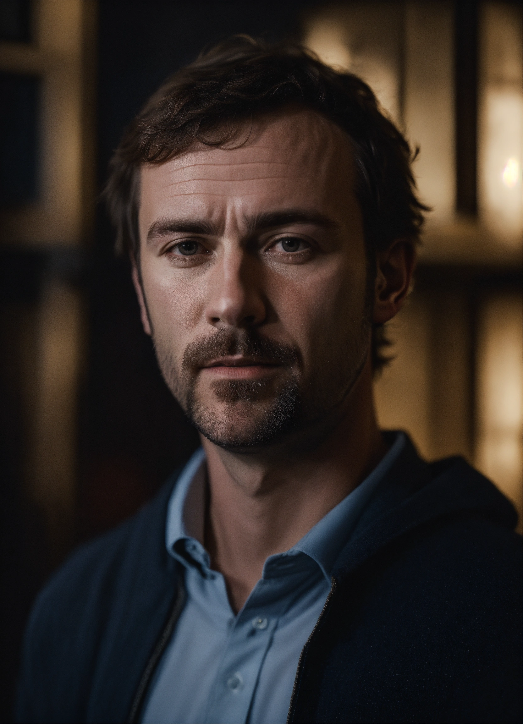 Lexica - A portrait of Christophe Rocancourt facing at camera, super ...