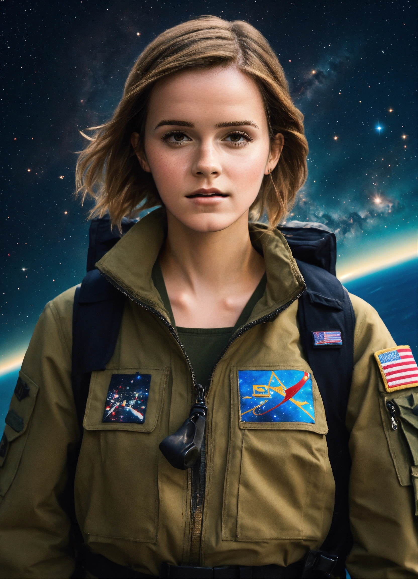 Lexica - A real photo of a girl who looks extremely like "Emma Watson ...