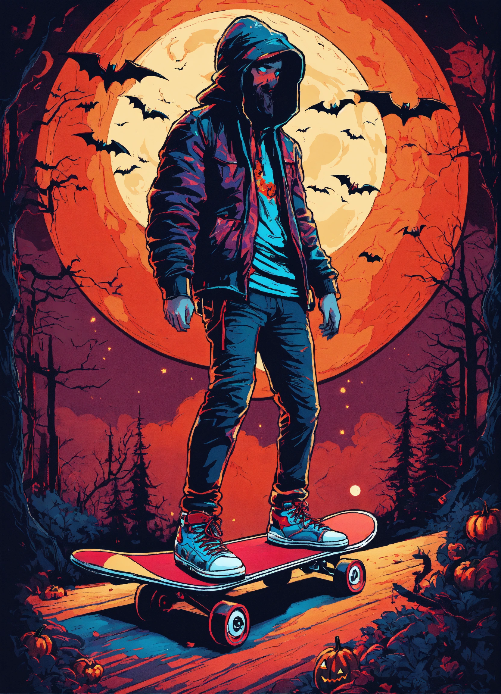 Lexica - Vector t-shit art ready to print colorful lustration , Vampare ...