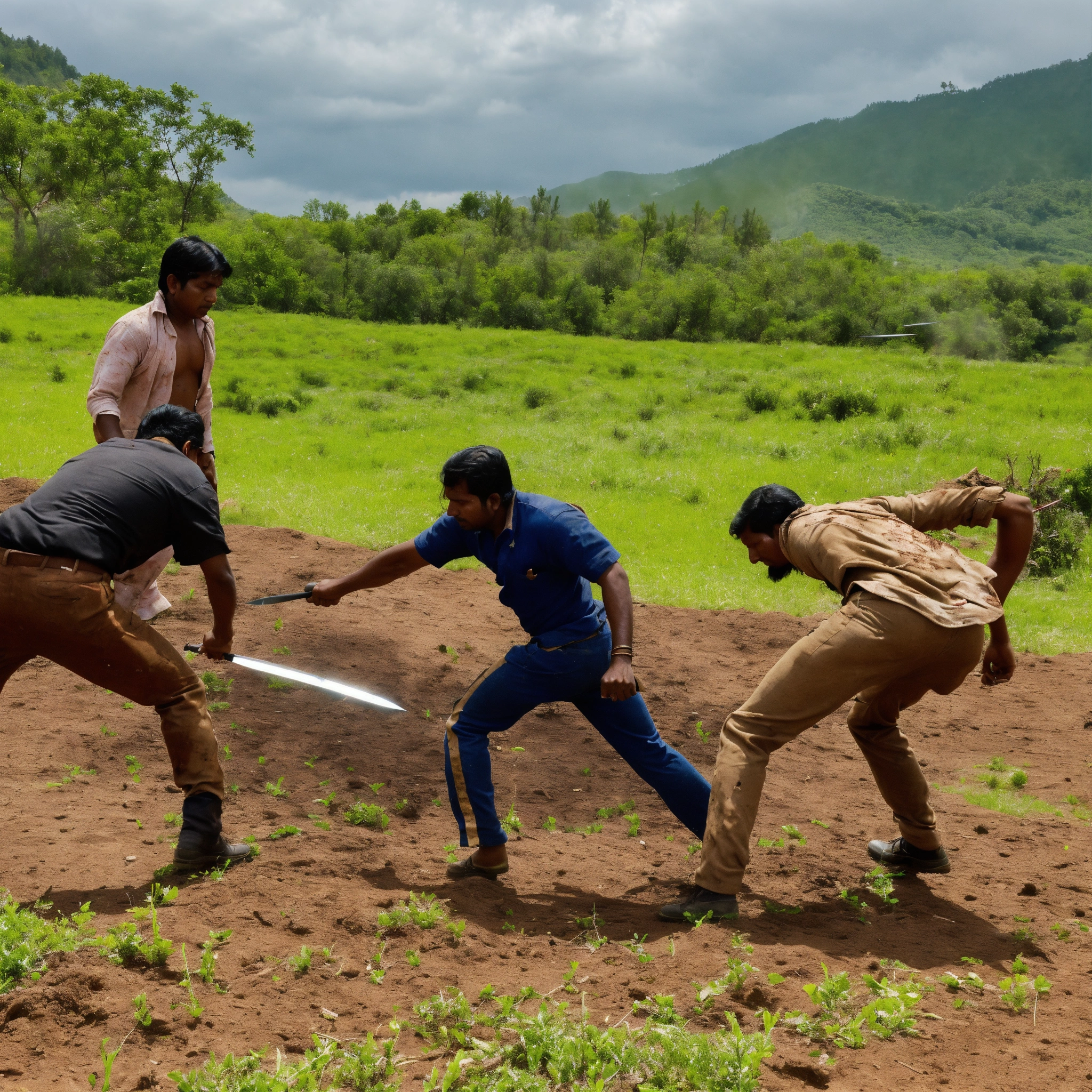 Lexica - Indian knife fight in ground