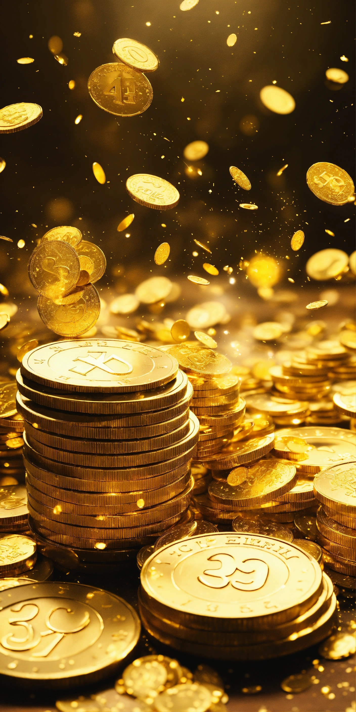 Lexica - Gold coins, poker chips, scattered gold coins, gold coing ...