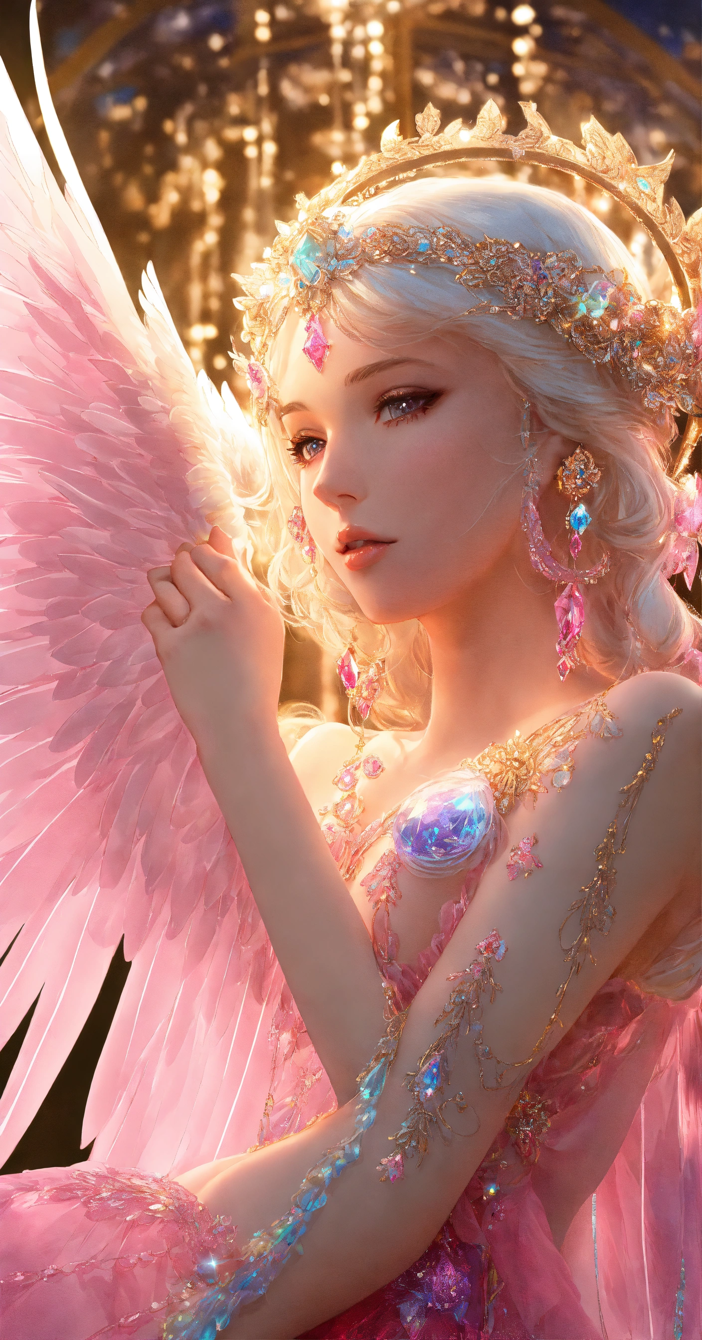 Lexica - 2 Guardian Angels holding hands. 2 beautiful and detailed ...