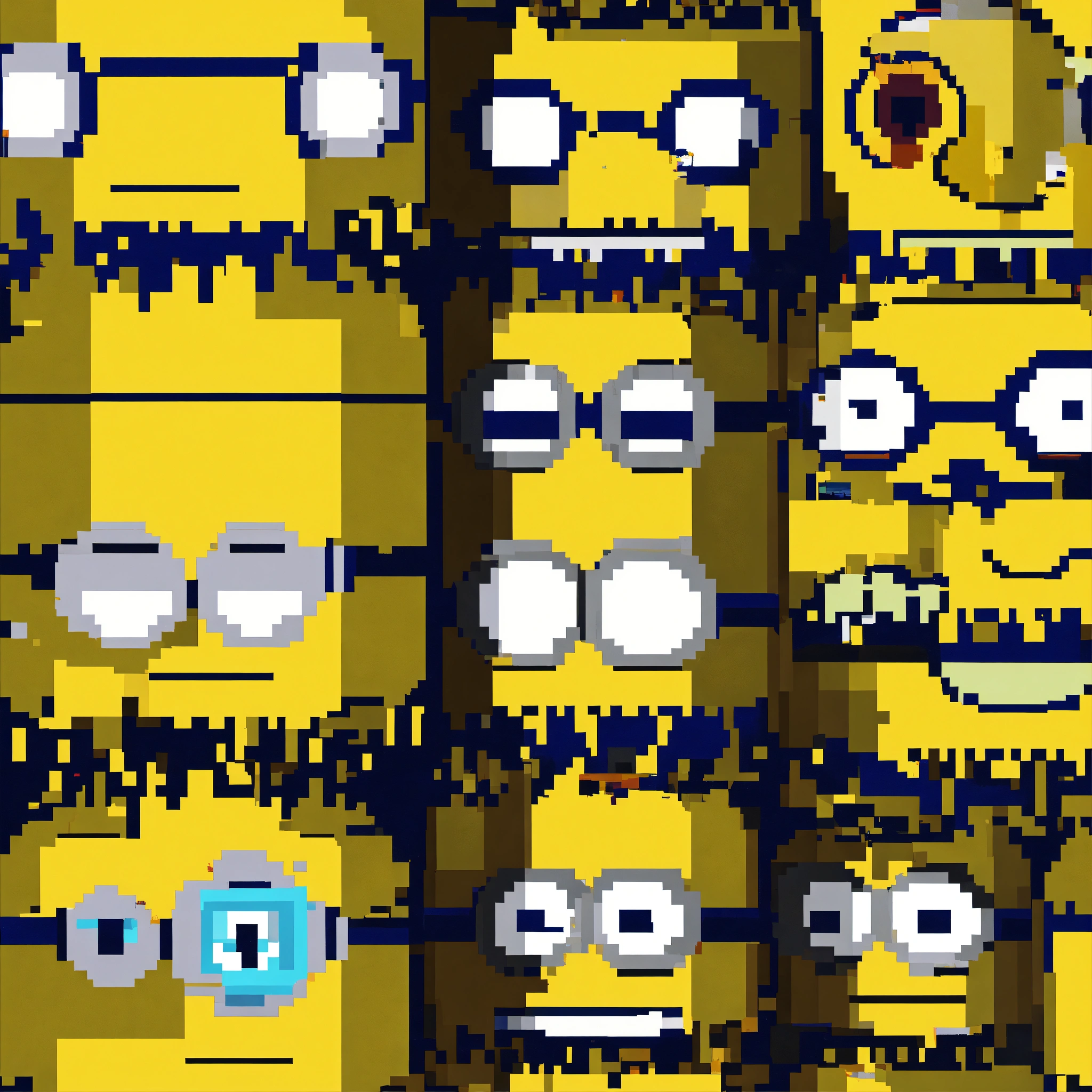 Lexica - Make a minion in a NFT pixelated style