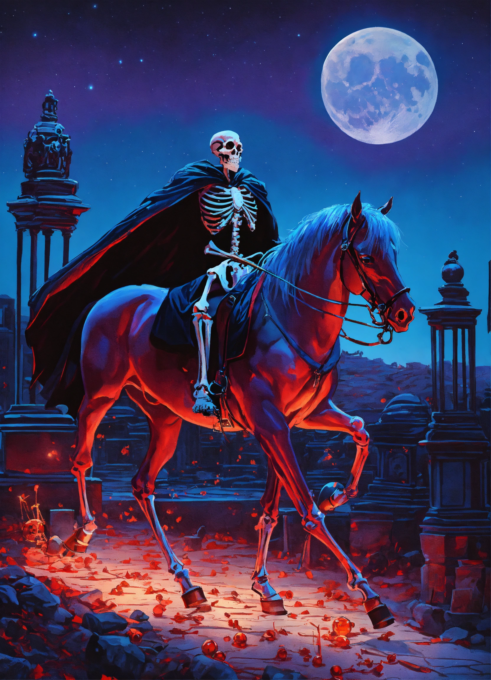 Lexica - ALL glassblowing superrealism urban STYLE one VAMPIRE skeleton ...