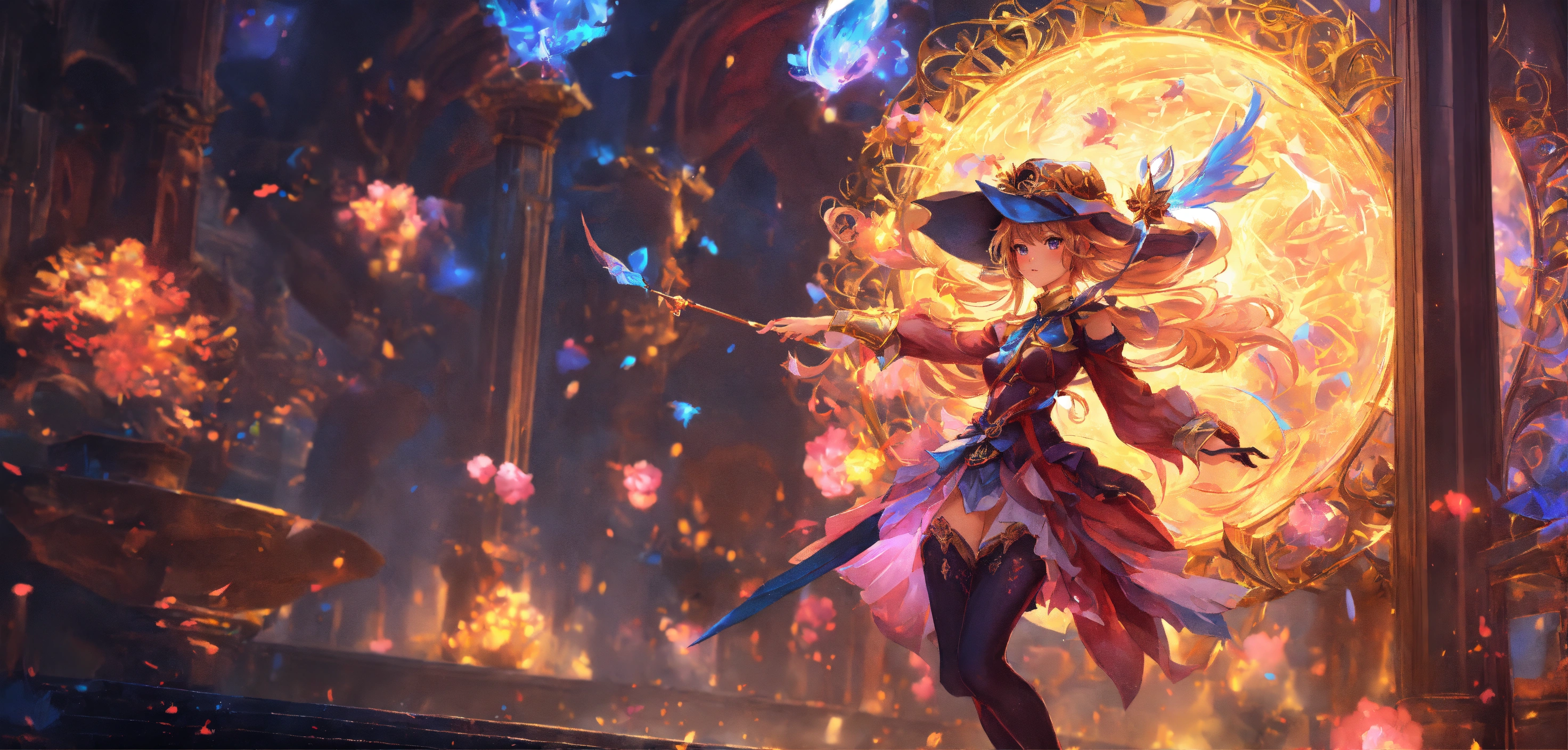 Lexica - Abstract style anime art of magic girl 8k, stunning intricate ...