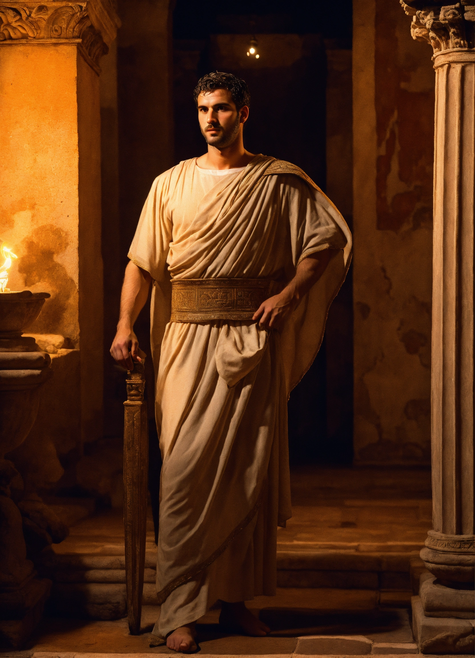 Lexica - Ancient rome, handsome and noble man, roman man, tall, wearing ...