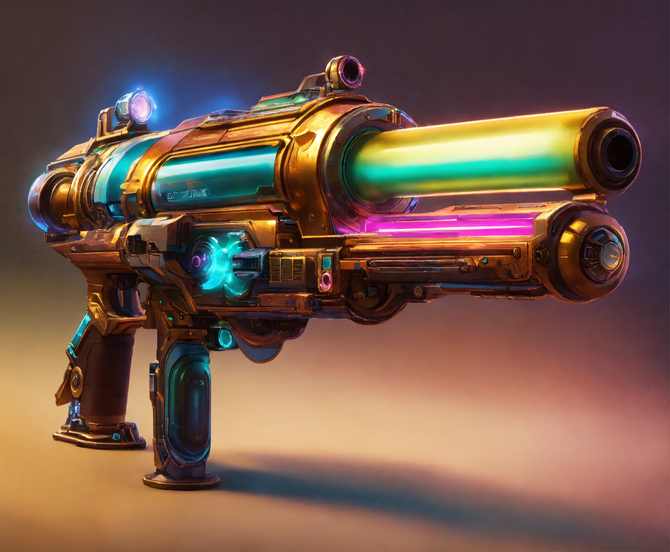 Lexica - A side-view of an unstable mysterious element powered blaster ...