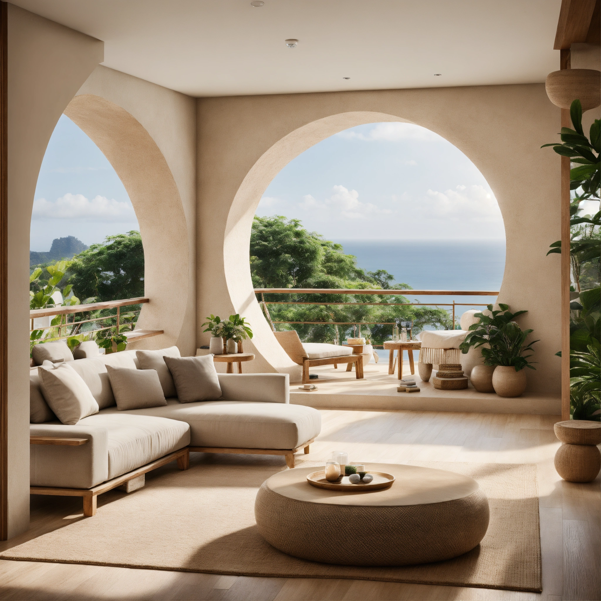 Lexica - Ultra realistic photo of Modern take on bali inspired low ...