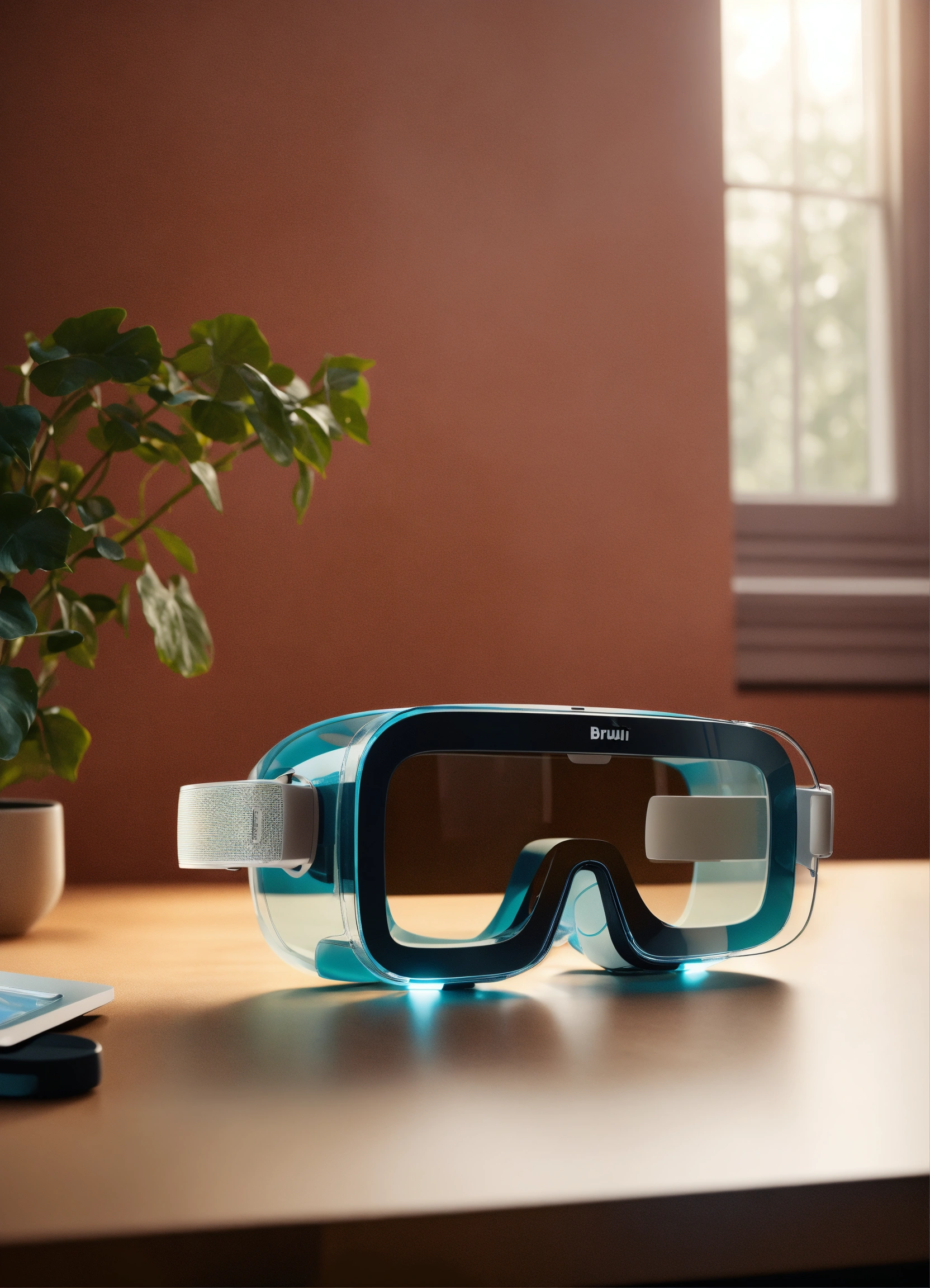 Lexica - A stunning, minimalist, thin, translucent glass VR headset ...