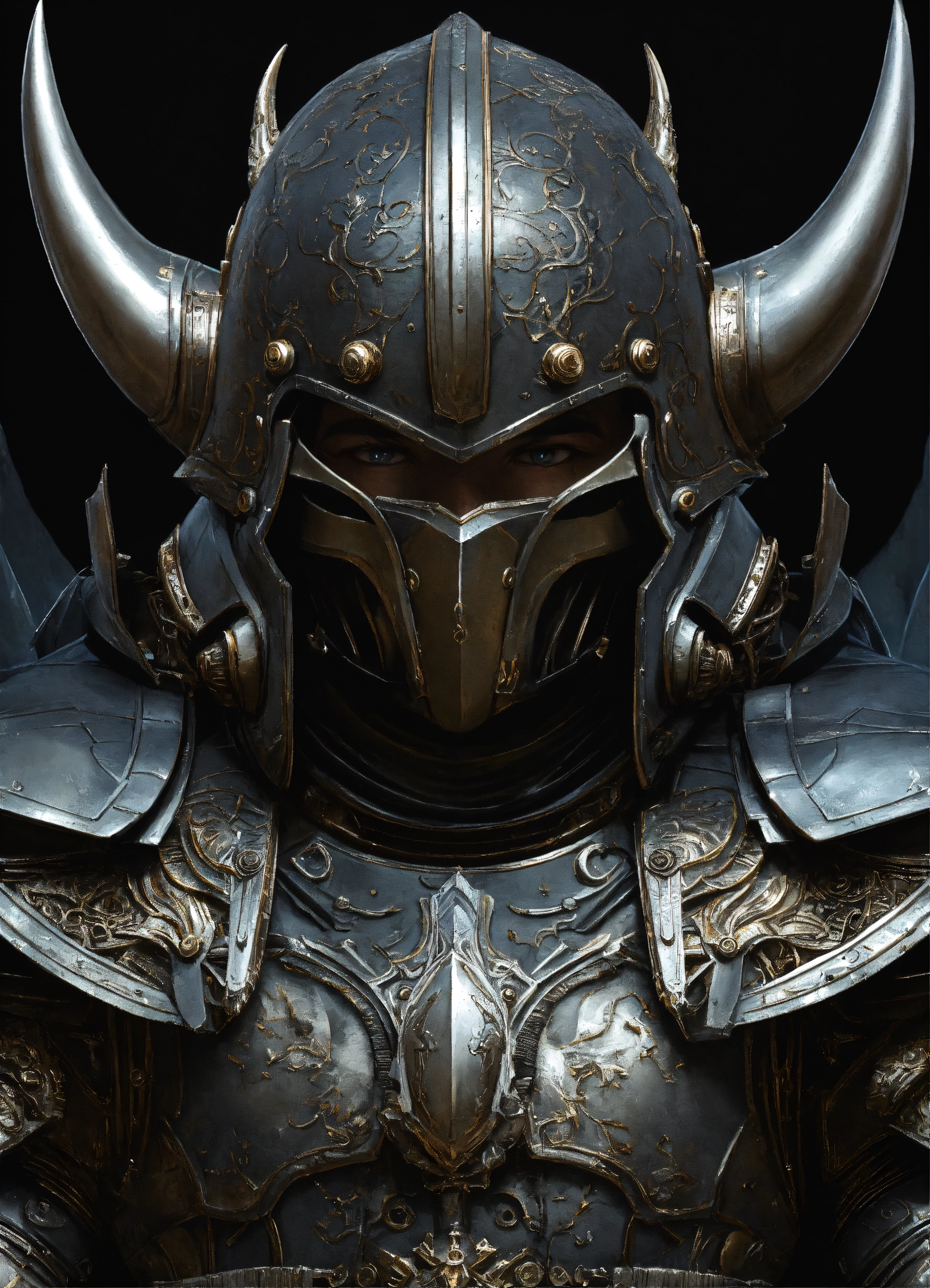 Lexica - A close up of a dwarf wearing a helmet, symmetrical epic ...