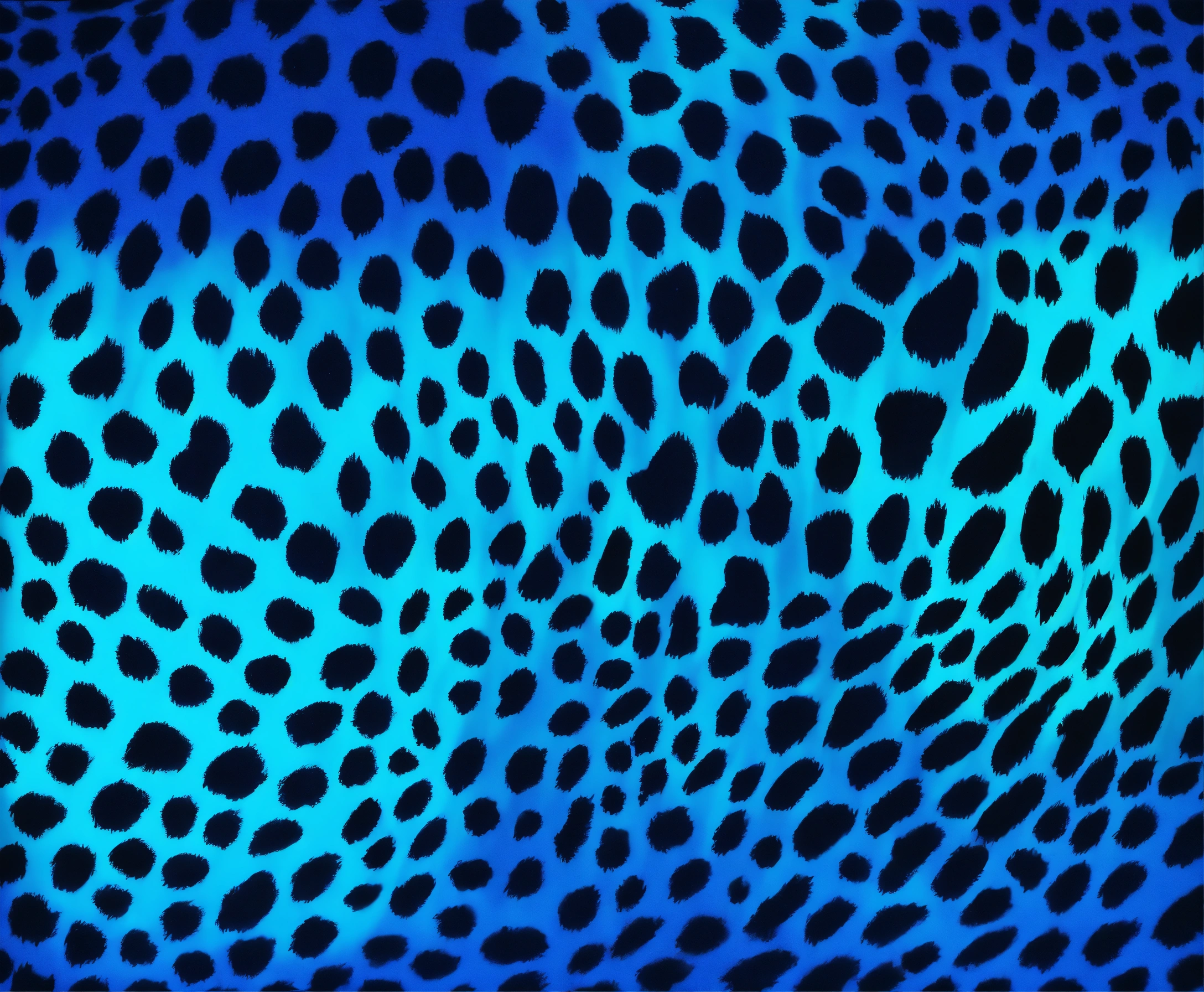 Lexica - Blue color animal print background