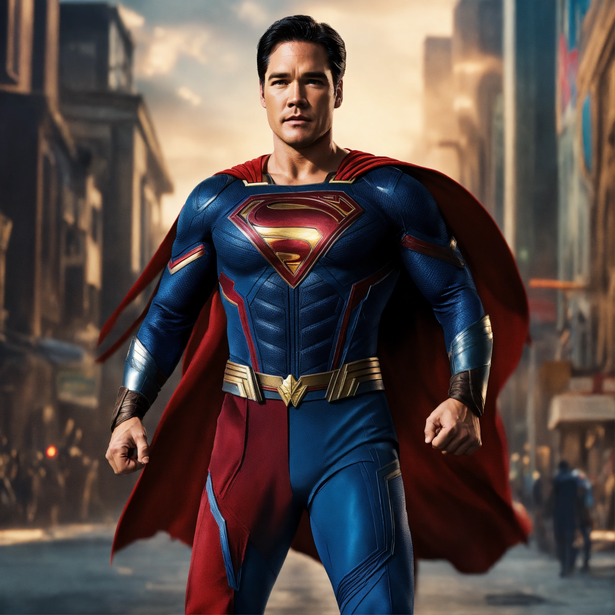 Lexica - CGI image, dynamic standing pose of twenty-year-old blond Dean ...