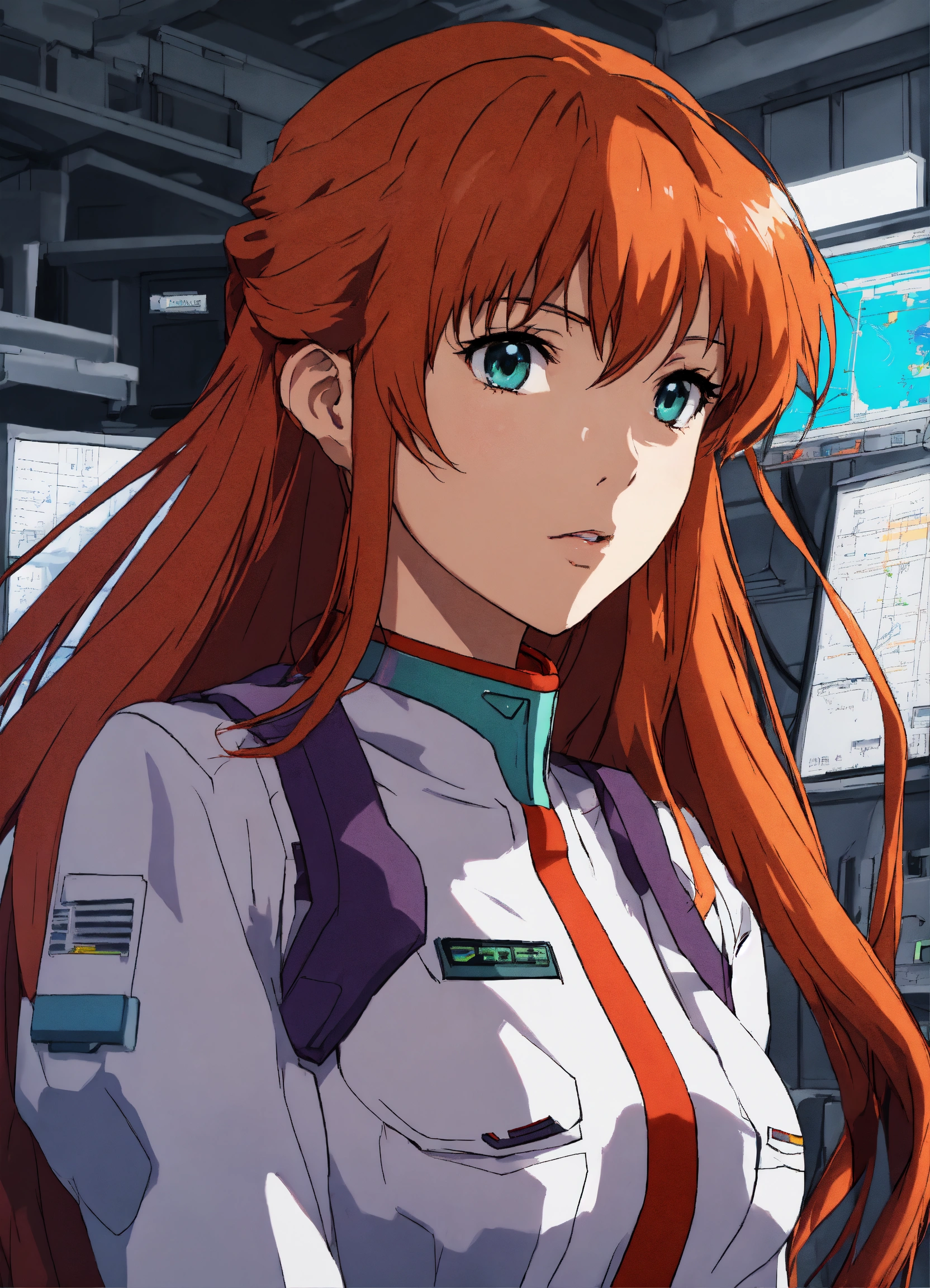 Lexica - Portrait of Asuka Langley Soryu from Neon Genesis Evangelion ...