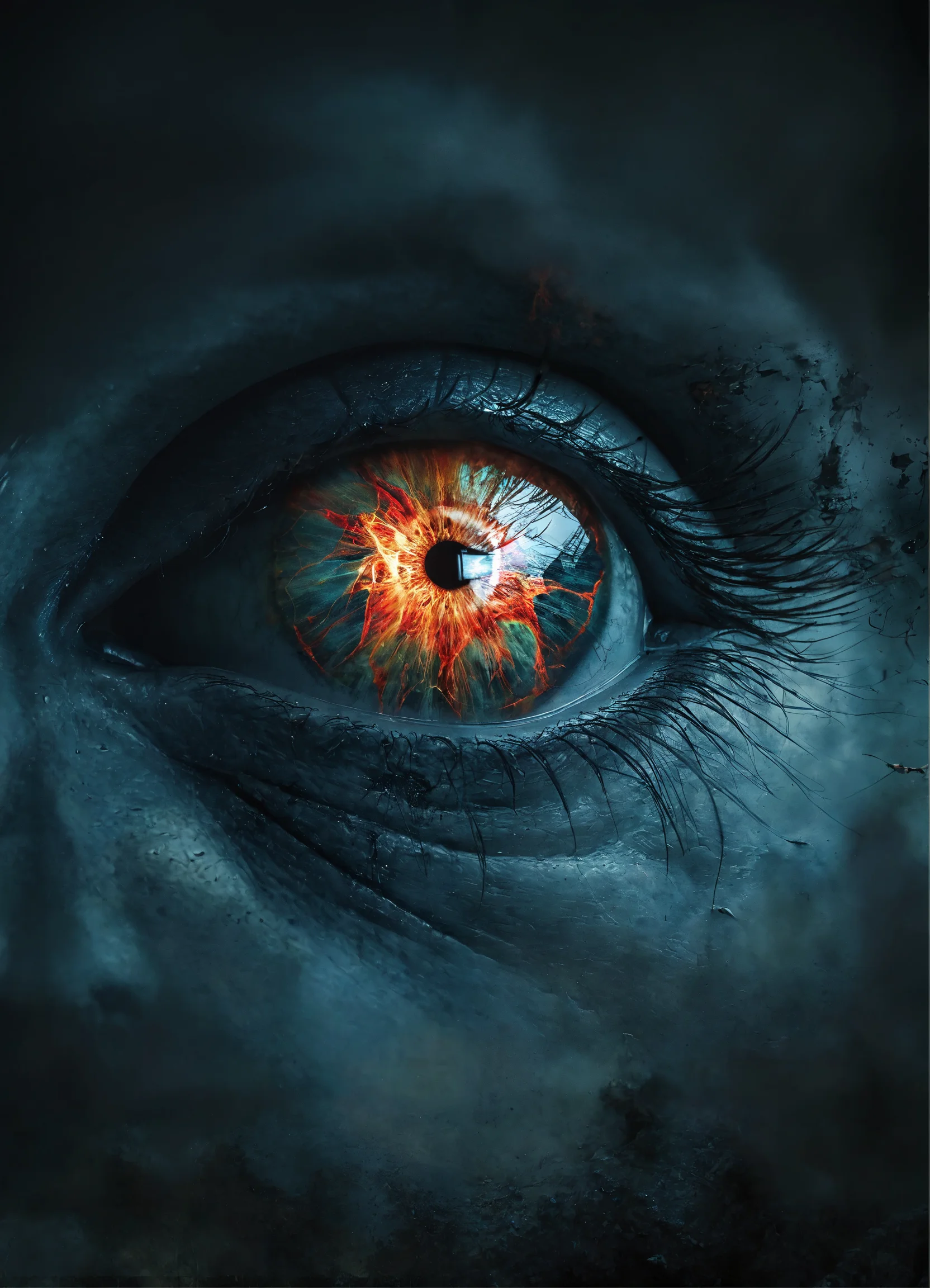 Lexica - It could be a graphic of an eye representing vision or a ...