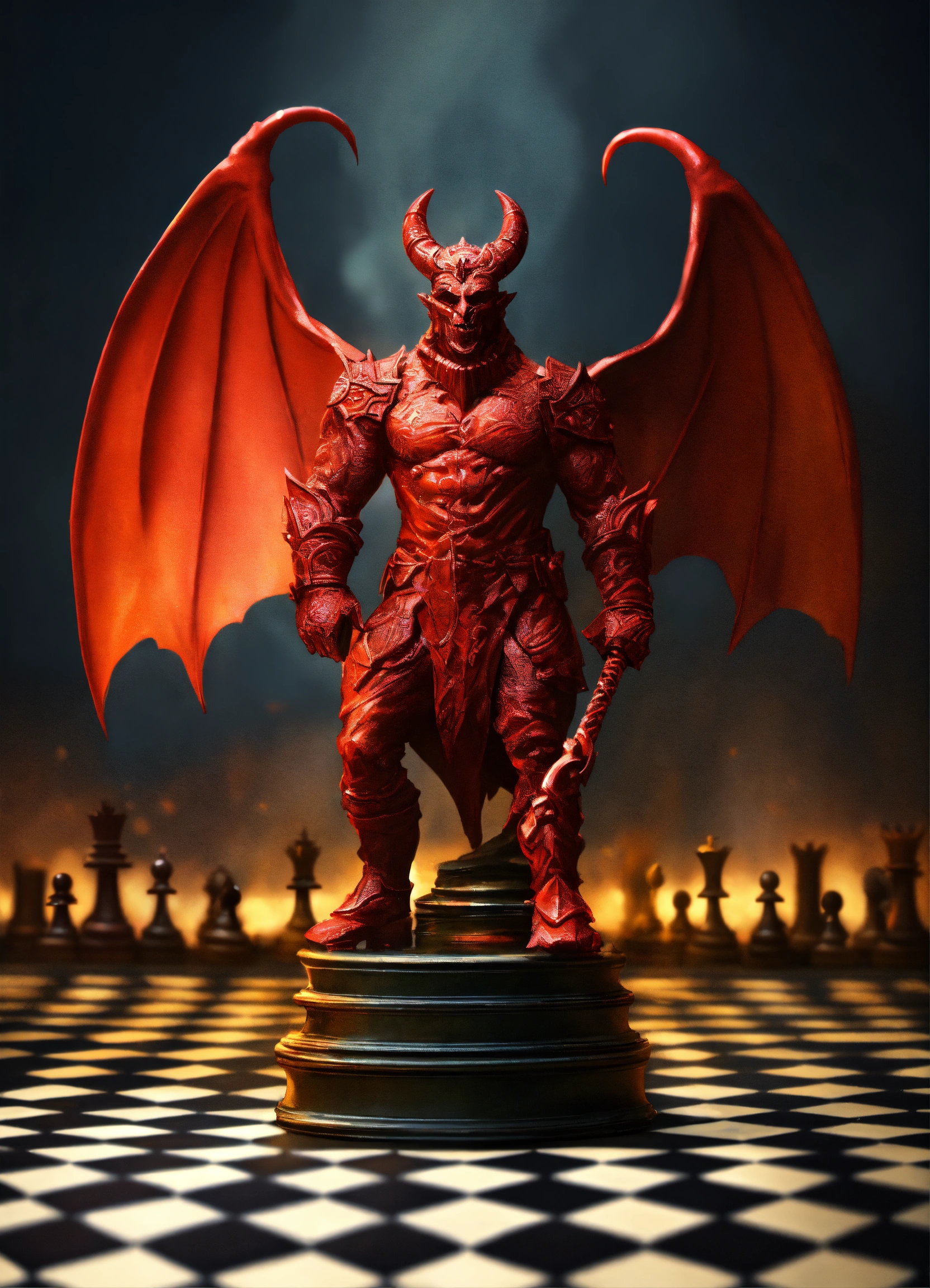 Lexica - A chess piece representing the devil