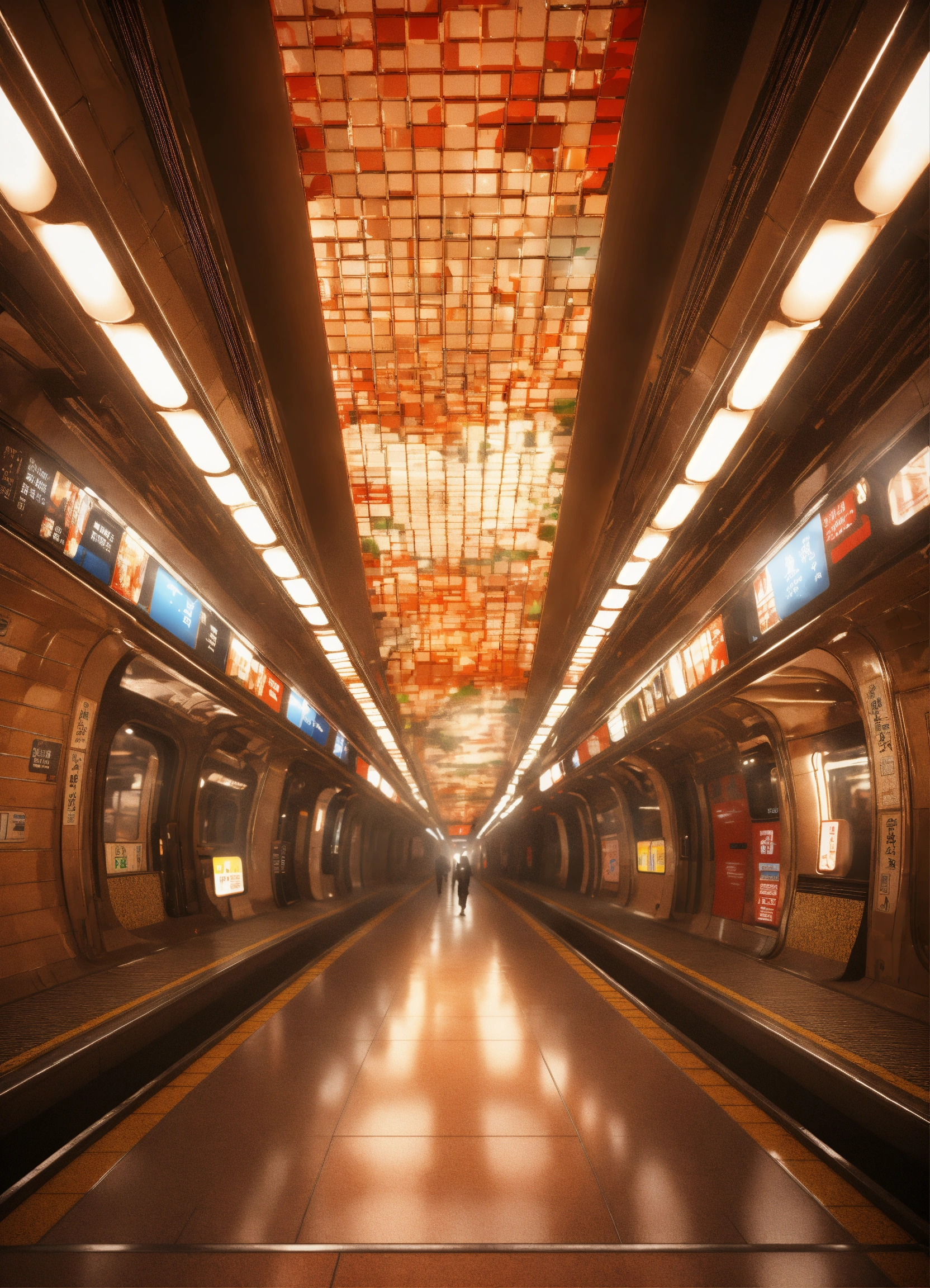 Lexica - Japanese metro, stunning render, unreal engine, 8k ...